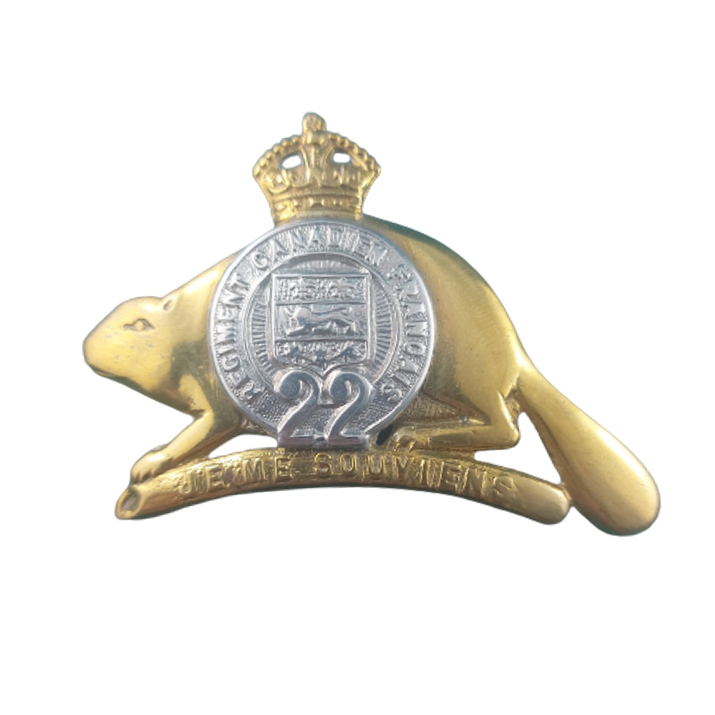 WW2 Canadian R22R Royal 22nd Regiment Cap Badge – Canadian Soldier ...