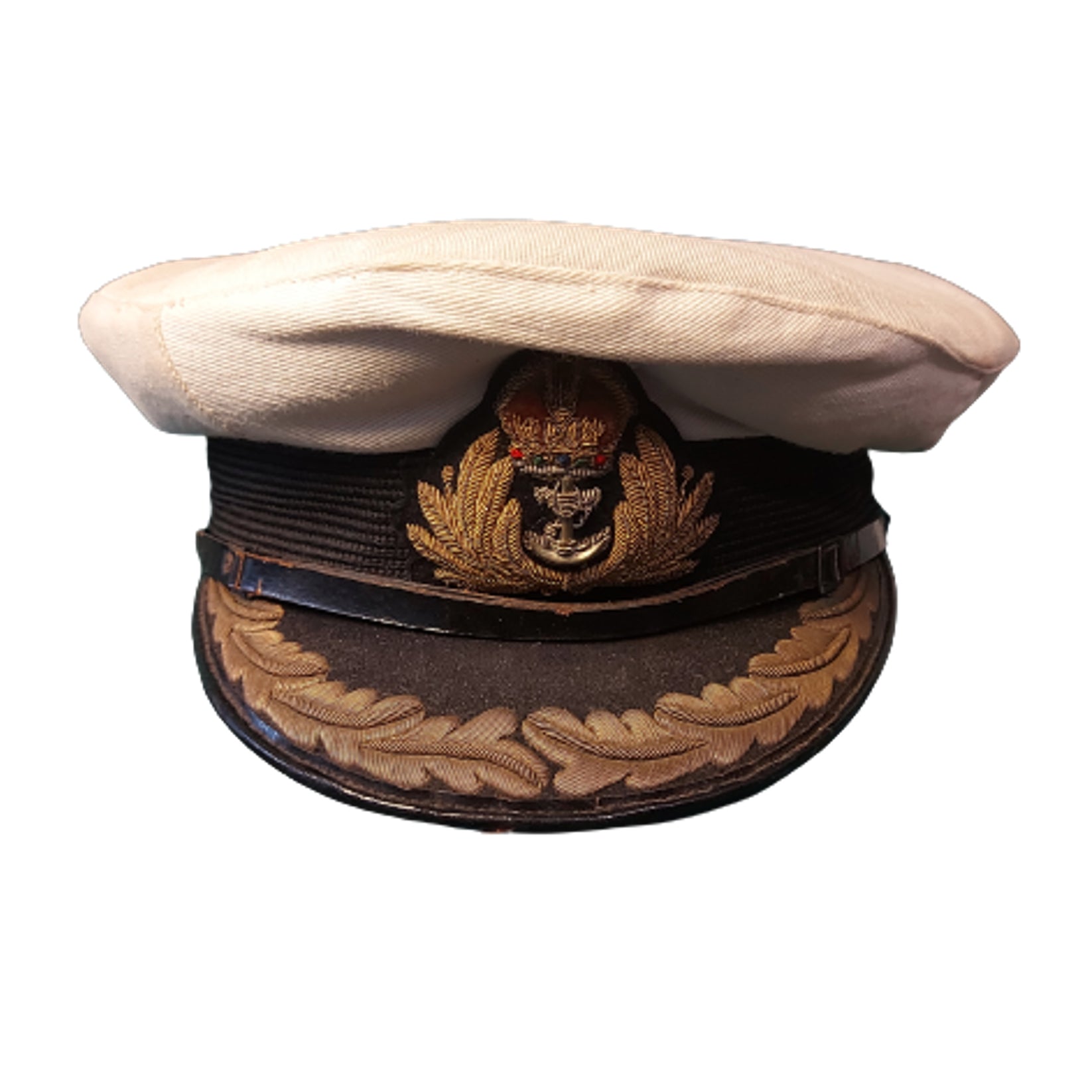 WW2 RCN Royal Canadian Navy Officer's Visor Cap – Canadian Soldier ...