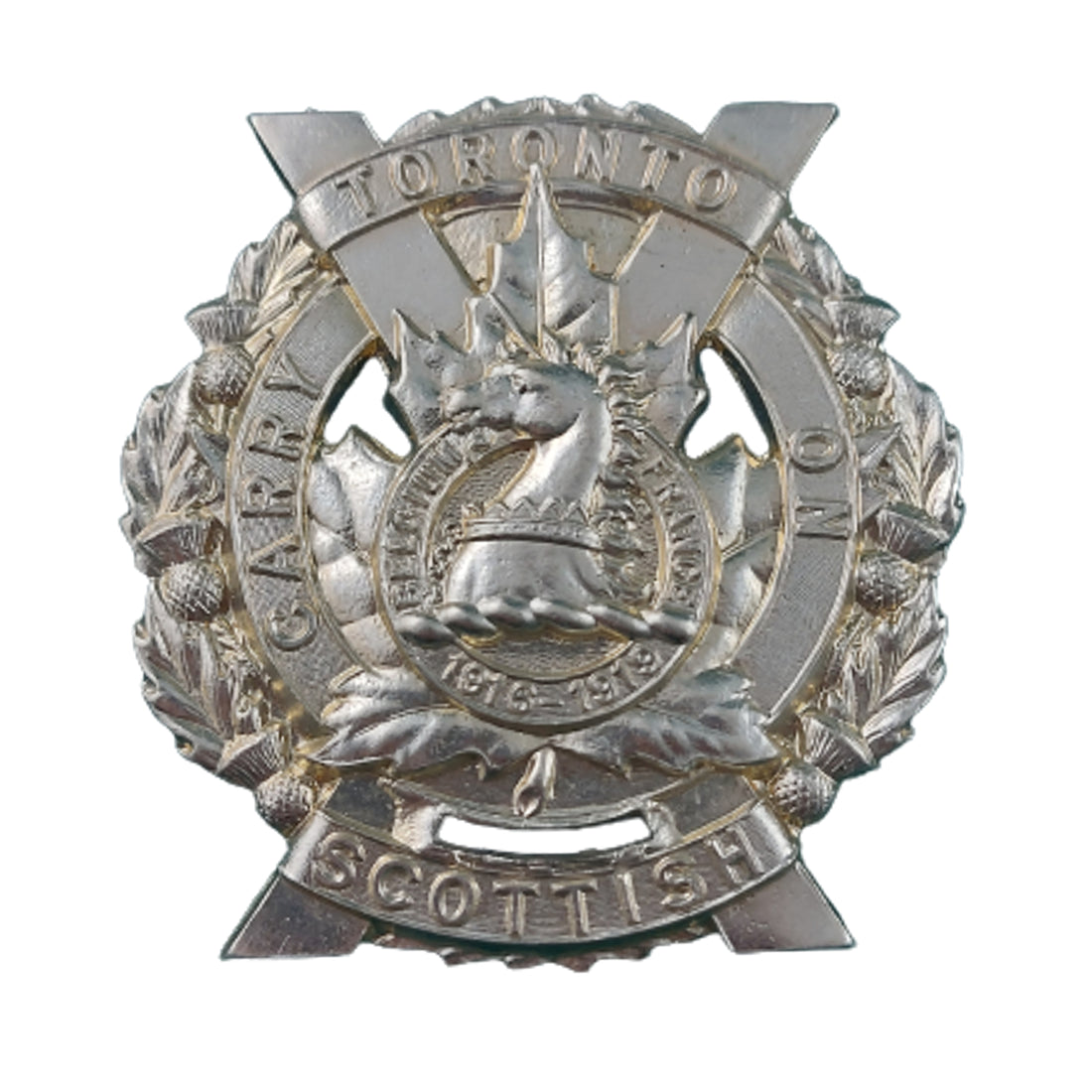 WW2 Canadian Toronto Scottish Cap Badge – Canadian Soldier Militaria