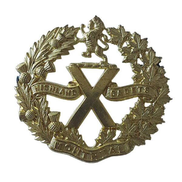 WW2 Canadian Highland Cadets Montreal Glengarry Badge -Scully Montreal ...