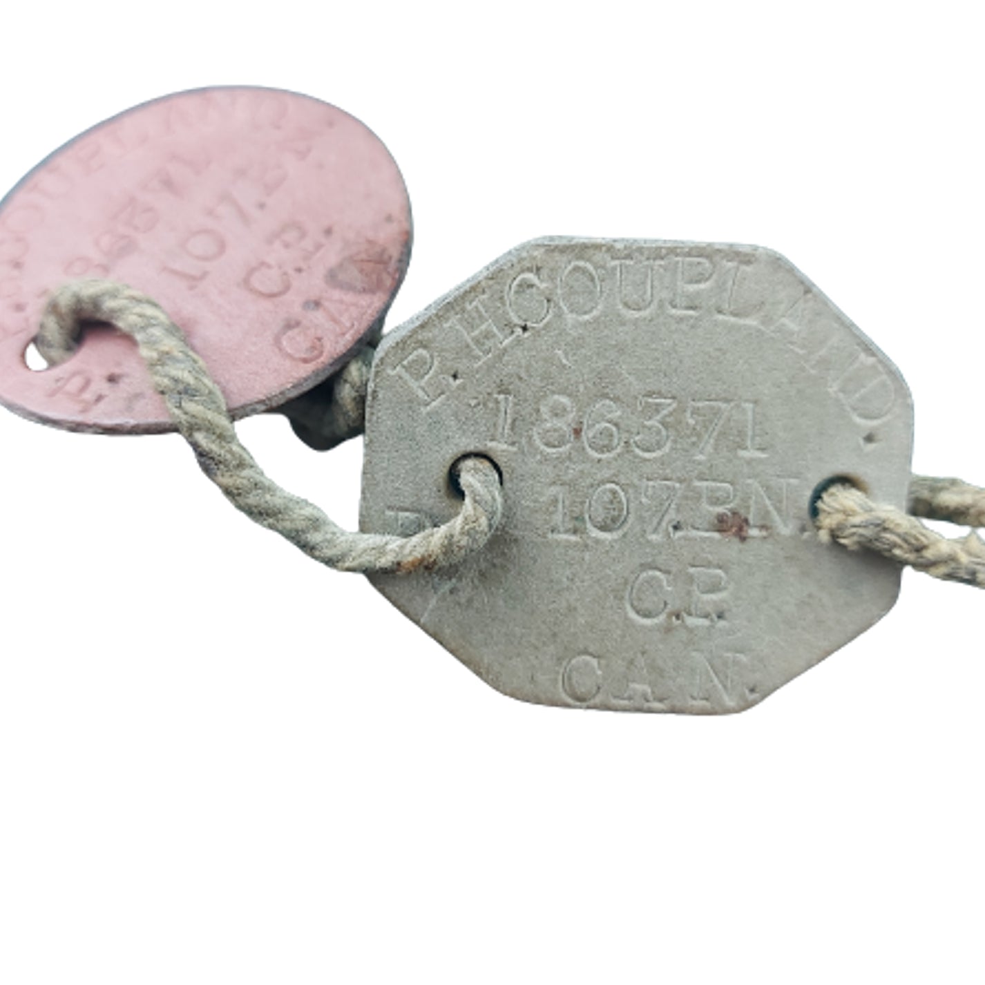 WW1 WW2 Canadian I.D. Identification Tags – Canadian Soldier Militaria