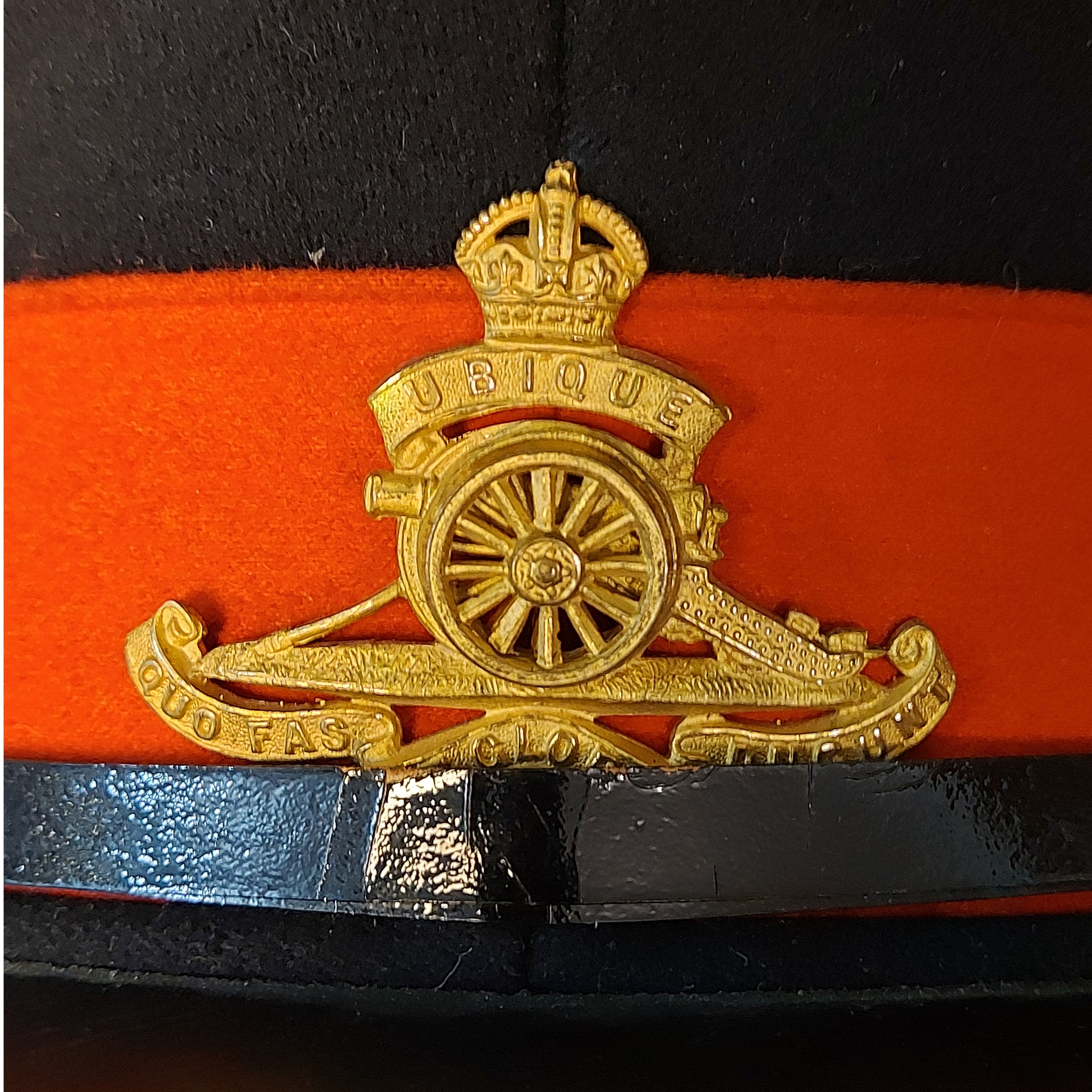WW2 RCA Royal Canadian Artillery Officer's Visor Cap With Badge ...