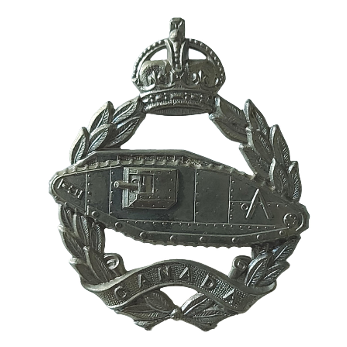 WW2 Canadian Armored Fighting Vehicle Training Centre Cap Badge -Scull ...