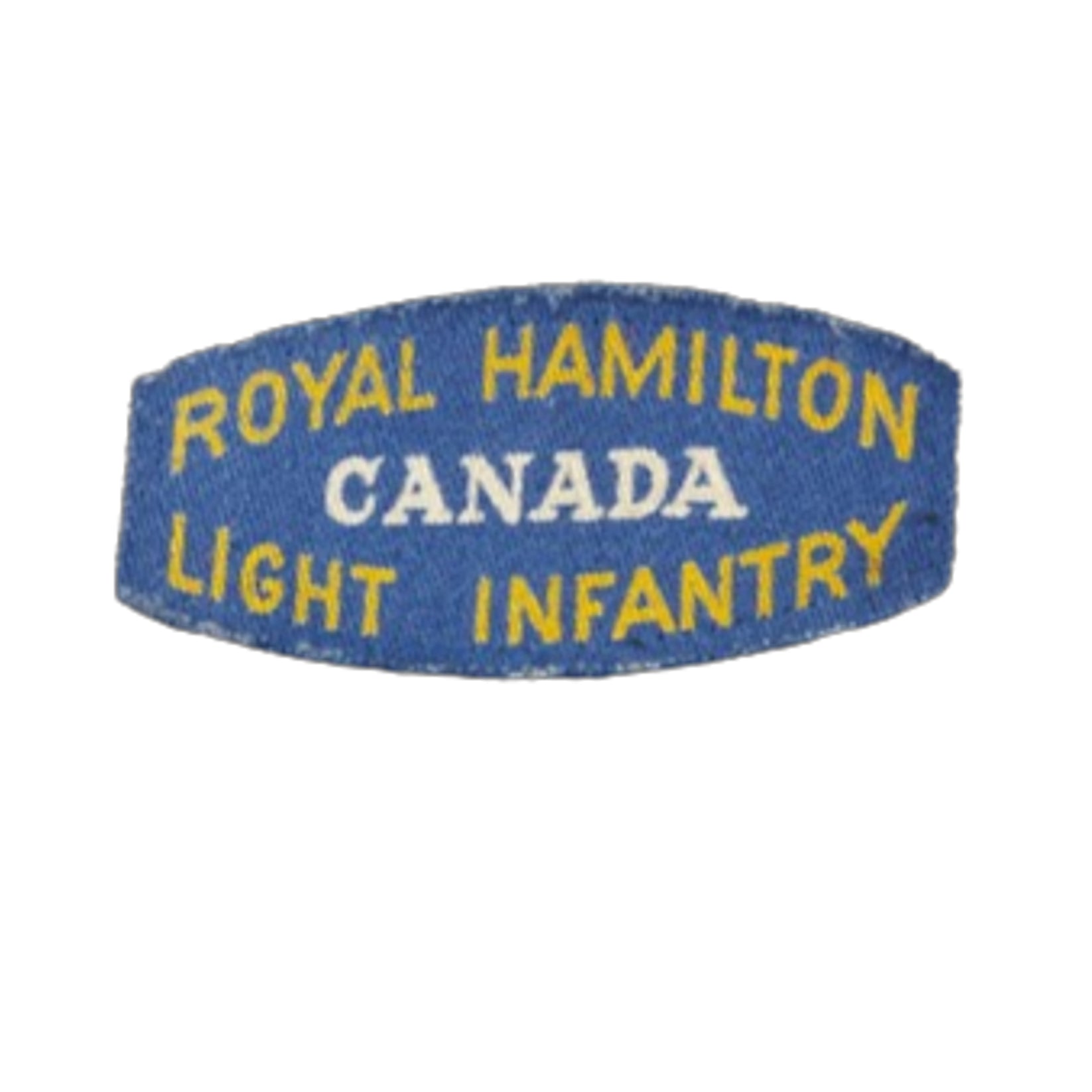 WW2 Canadian RHLI Royal Hamilton Light Infantry Printed Canvas Shoulde ...