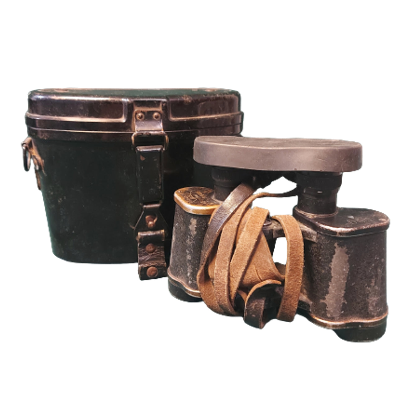 WW2 German Army Field Binoculars In Bakalite Case -Swarovski – Canadian ...