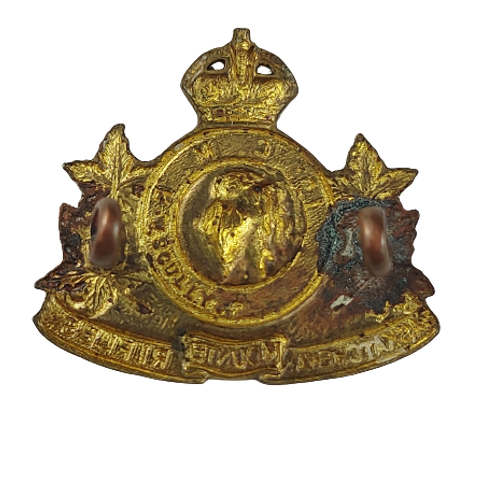 WW1 1st CMR Canadian Mounted Rifles Collar Badge -Scully Montreal ...