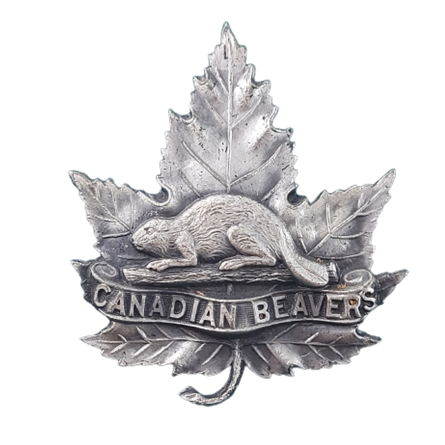 WW! Canadian Beavers Cap Badge – Canadian Soldier Militaria