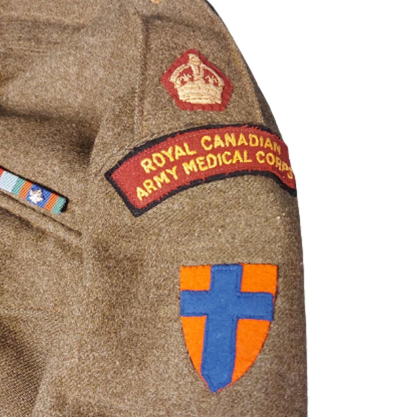 WW2 RCAMC Royal Canadian Army Medical Corps BD Battle Dress Tunic 1942 ...