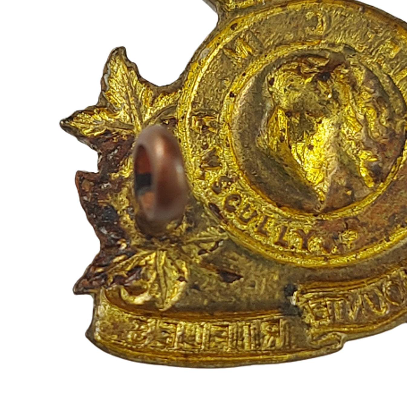 WW1 1st CMR Canadian Mounted Rifles Collar Badge -Scully Montreal ...