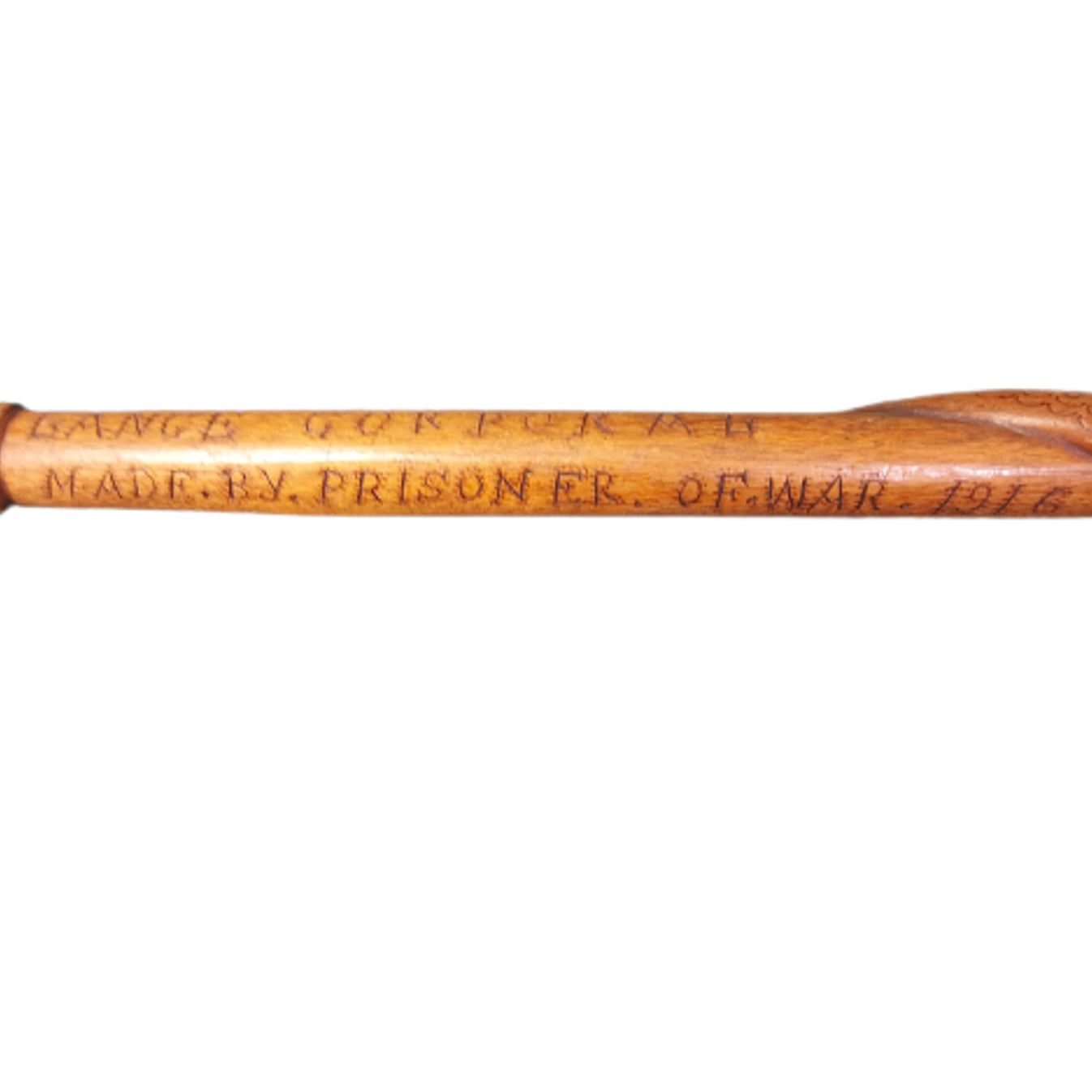 WW1 Canadian Named POW Prisoner Of War Camp Made Walking Stick ...