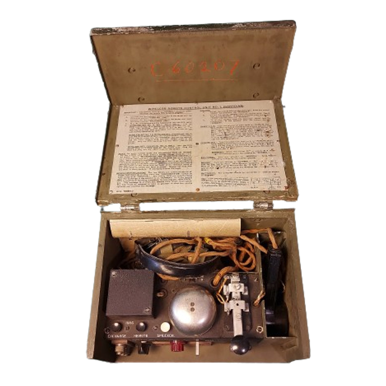 WW2 Canadian Wireless Remote Control Unit Number 1 -GGFG Governor Gene ...