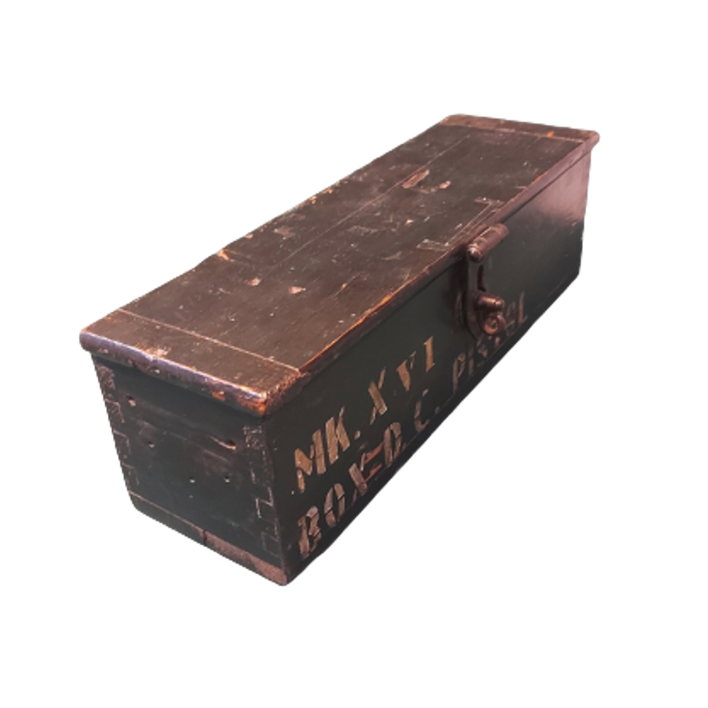 WW2 RCN Royal Canadian Navy Mk. XVI Depth Charge Pistol Transit Box ...