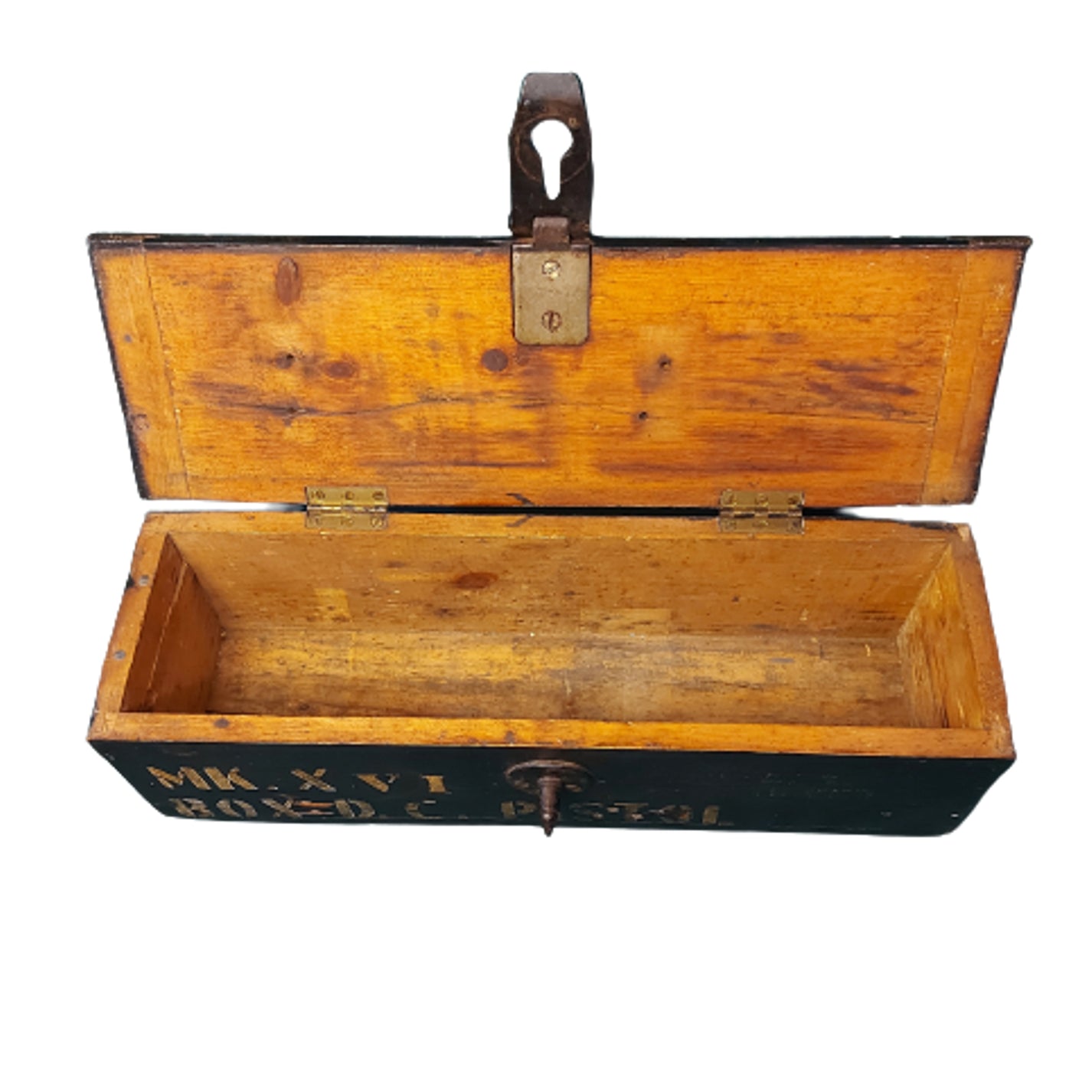 WW2 RCN Royal Canadian Navy Mk. XVI Depth Charge Pistol Transit Box ...