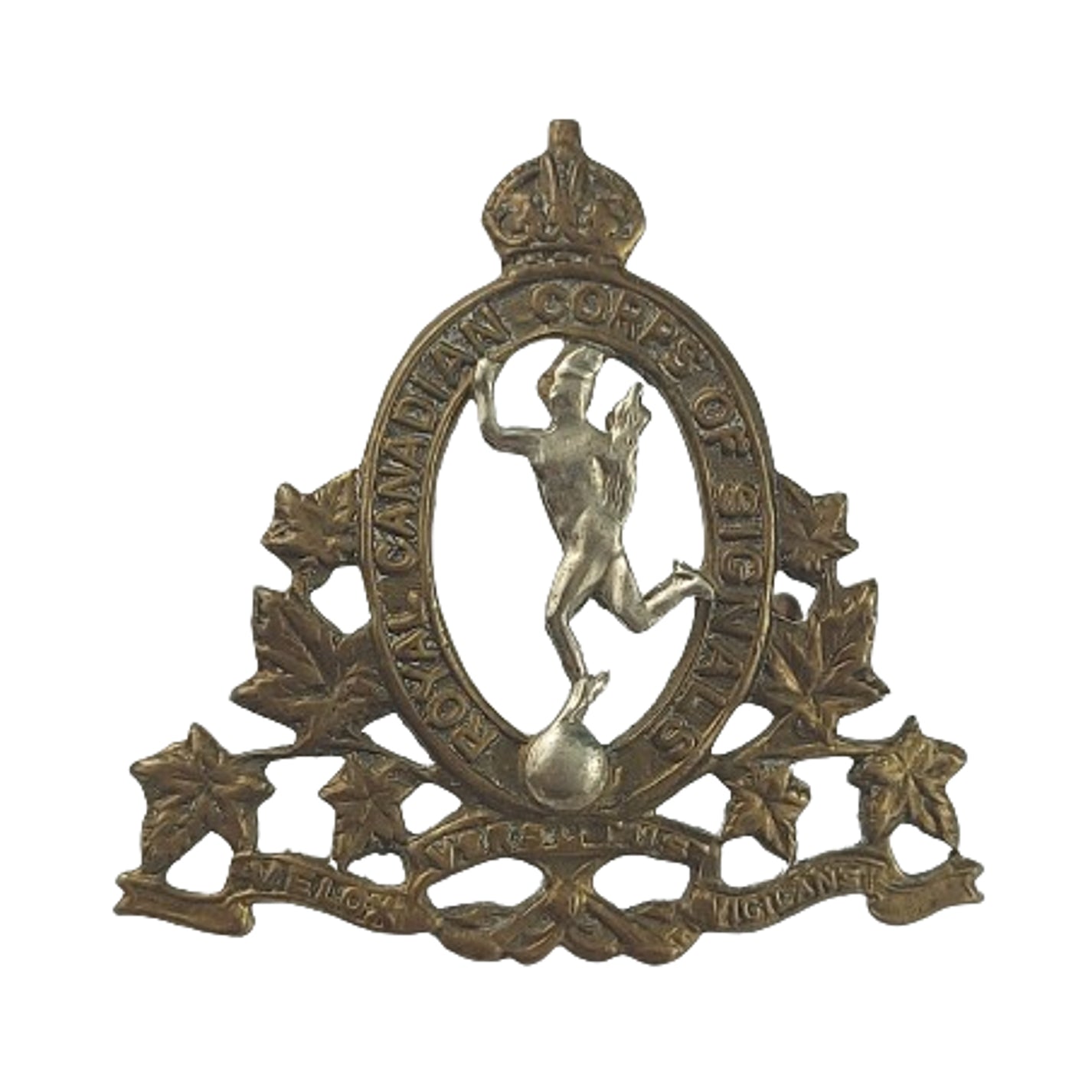 WW2 RCCS Royal Canadian Corps of Signal Cap Badge – Canadian Soldier ...