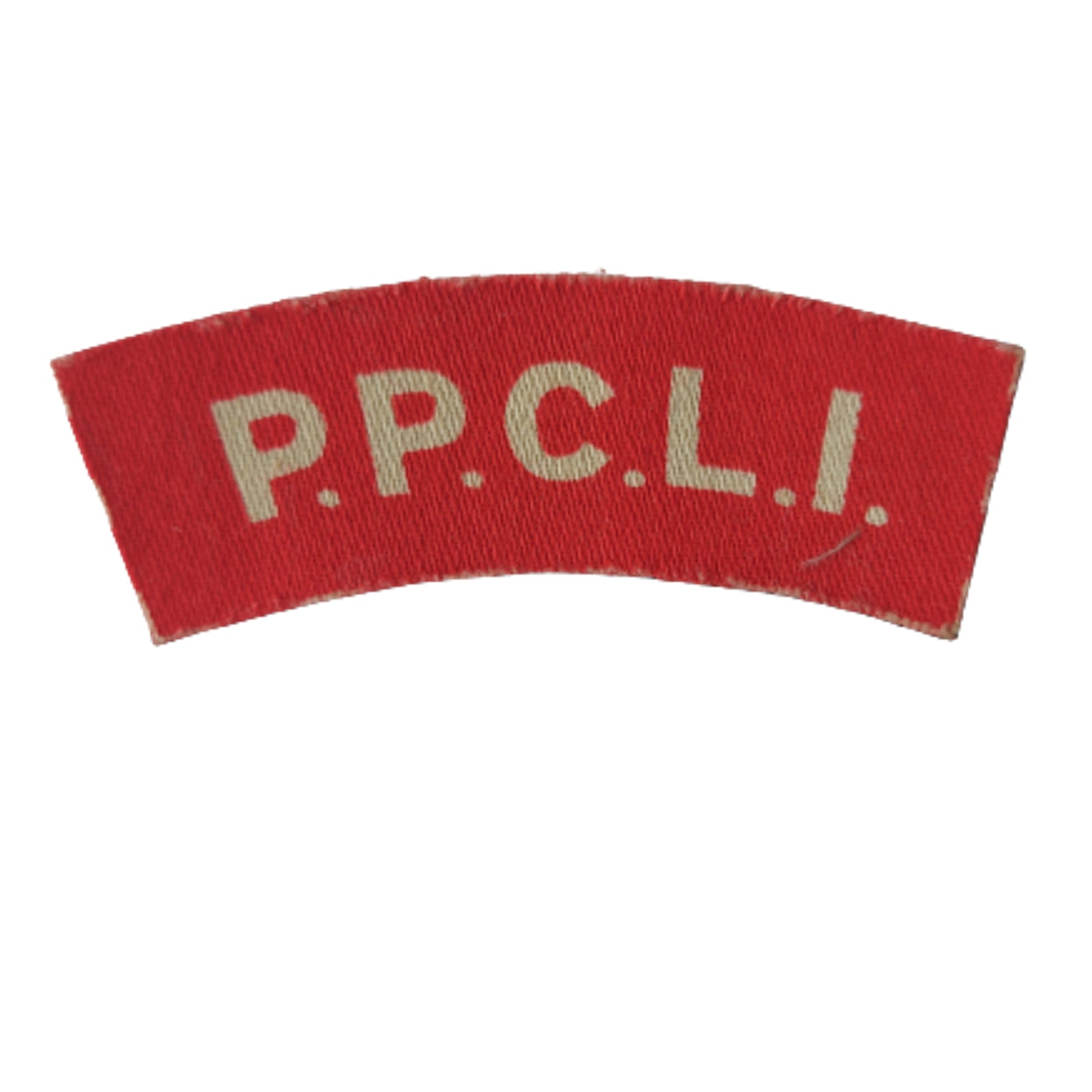 WW2 Canadian PPCLI Printed Canvas Shoulder Title – Canadian Soldier ...
