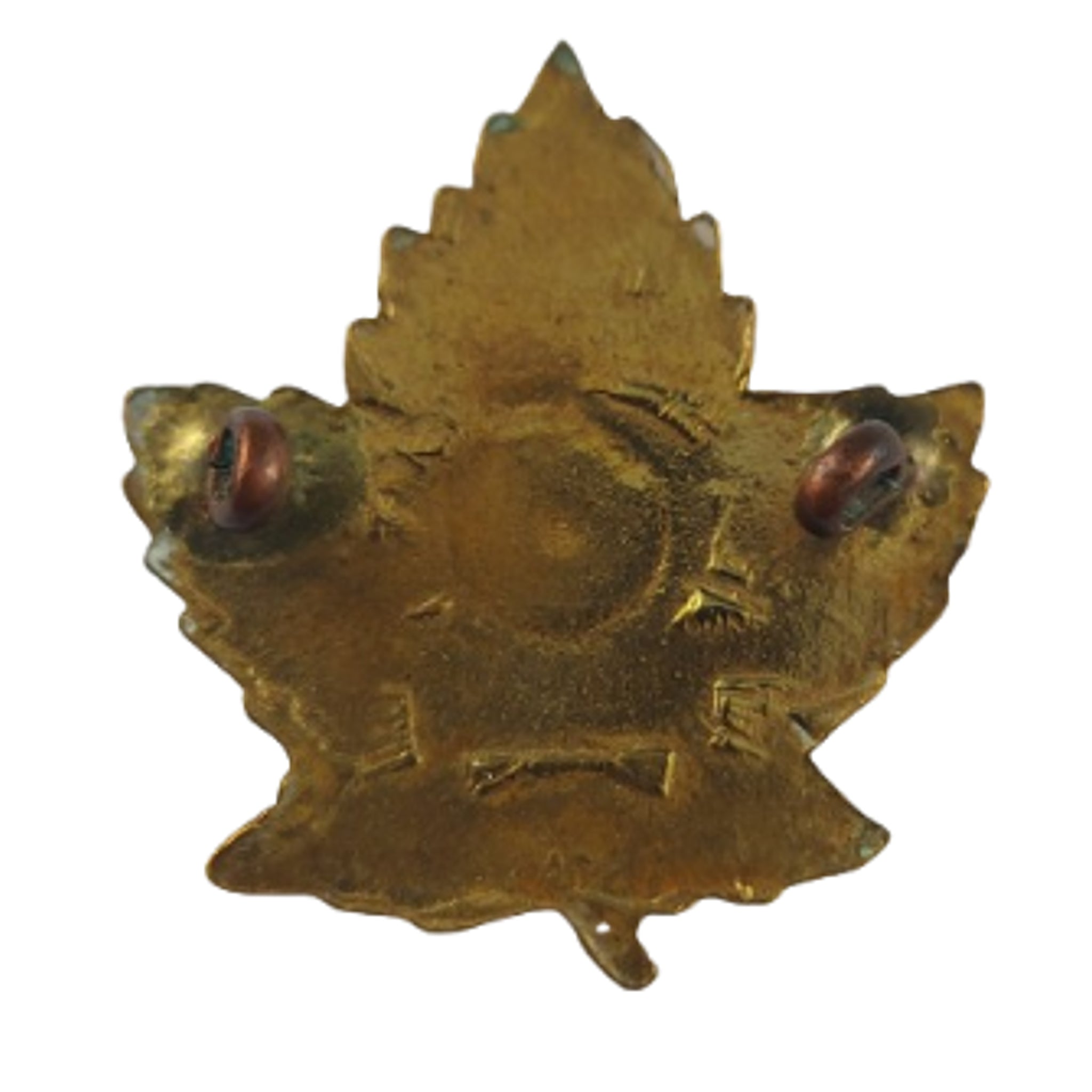 WW1 Canadian Field Artillery Maple Leaf Version Collar Badge – Canadian ...