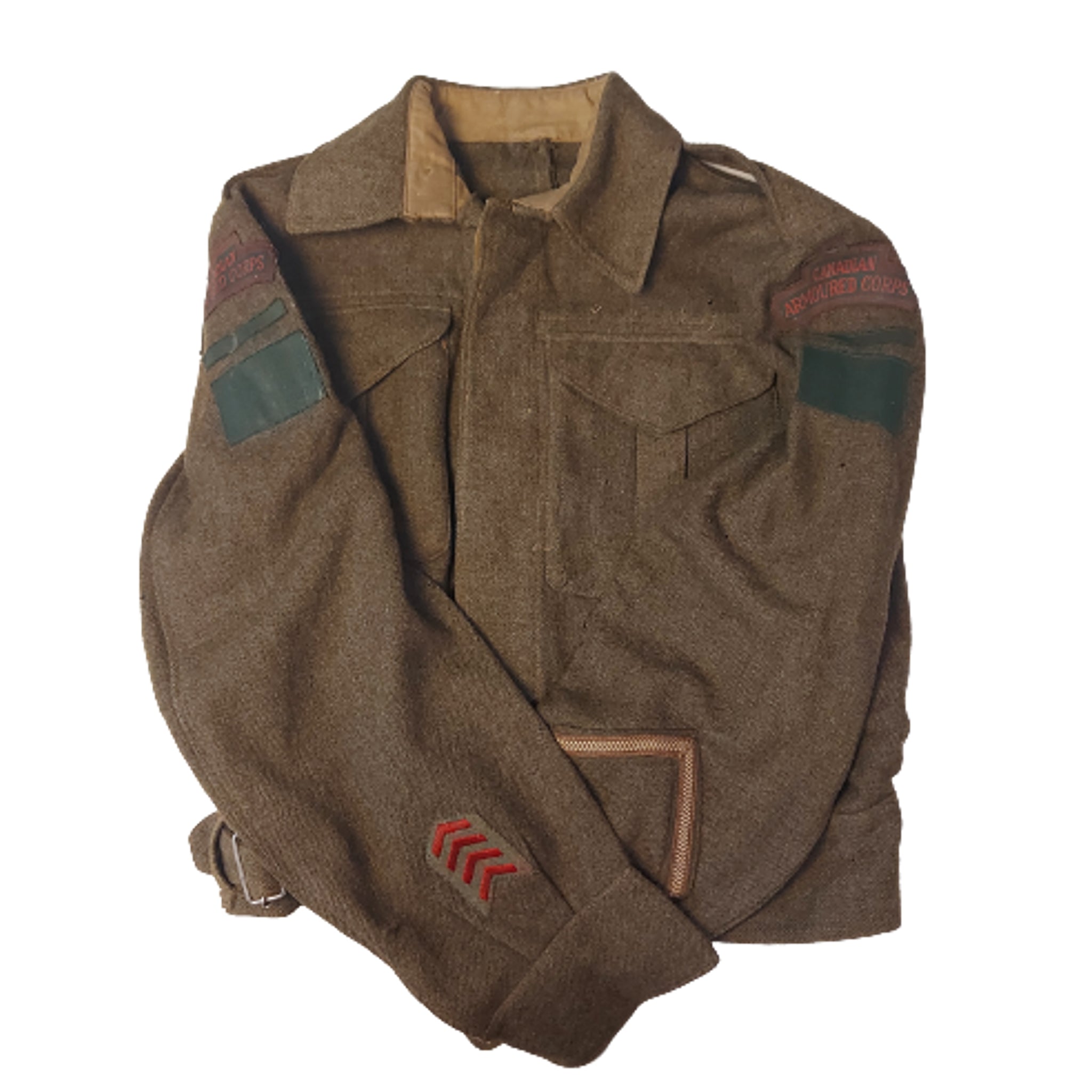 WW2 Canadian Armoured Corps BD Battle Dress Tunic With Pants -4th Armo ...