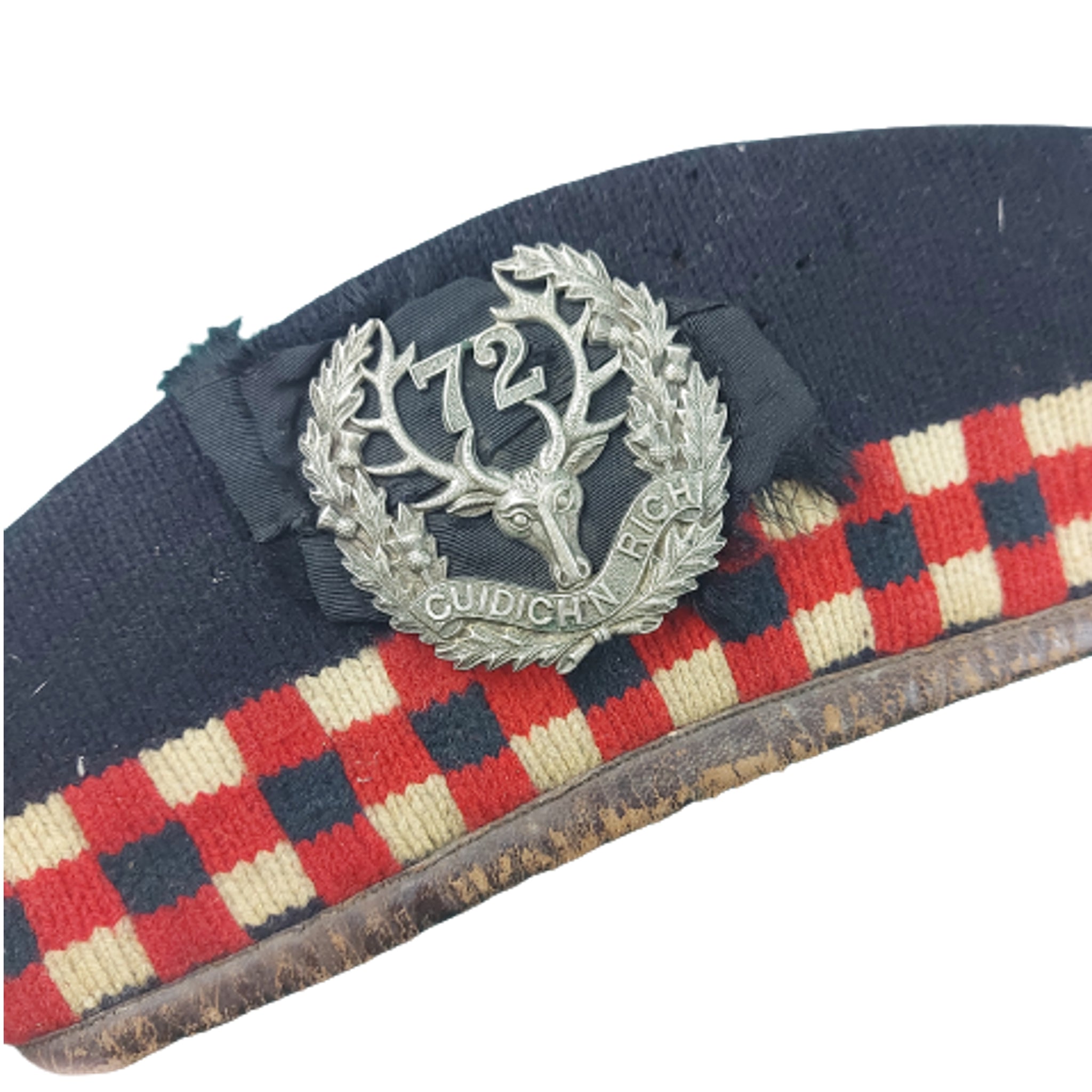 WW1 Canadian CEF 72nd Battalion Glengarry With Badge -Seaforth Highlan – Canadian Soldier Militaria
