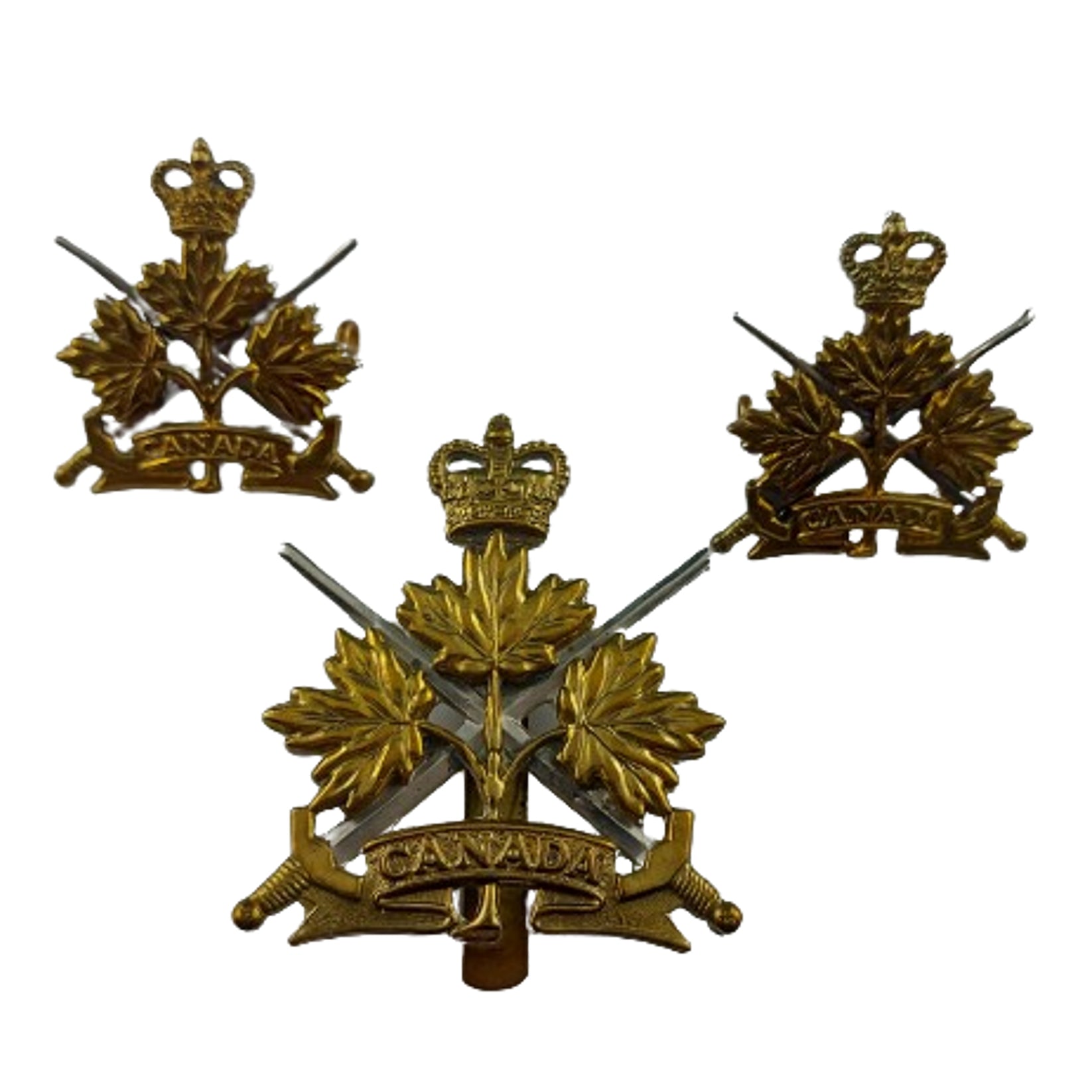 QEII Canadian Army General List Cap And Collar Badge Set – Canadian ...