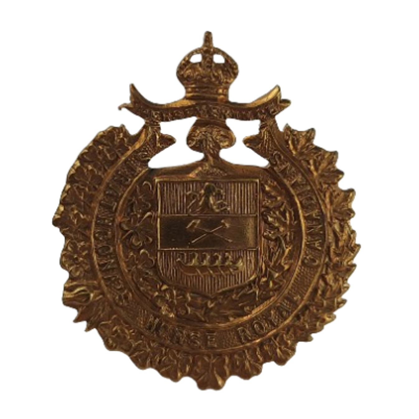 Pre-WW1 Canadian LSH Lord Strathcona's Horse Collar Badge 1909-1911 – Canadian Soldier Militaria