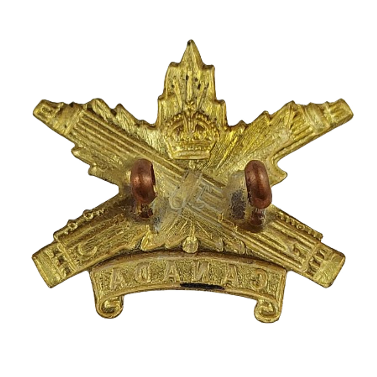 WW1 CMG Canadian Machine Gun Corps Collar Badge – Canadian Soldier ...