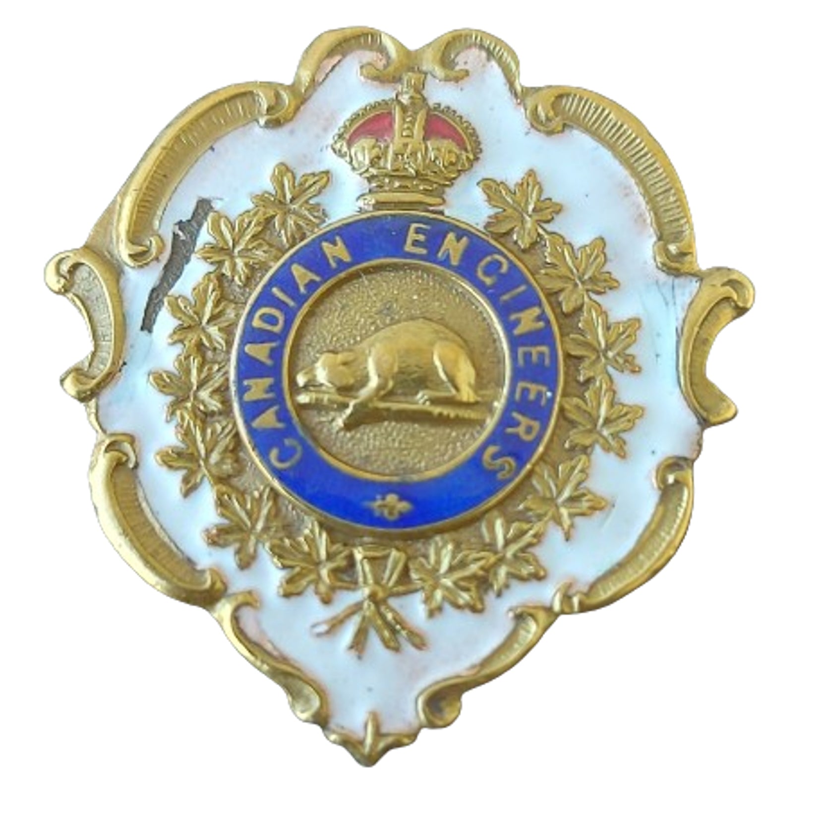 WW1 CEF Canadian Engineers Sweetheart Pin -Enamel On Gilt – Canadian ...
