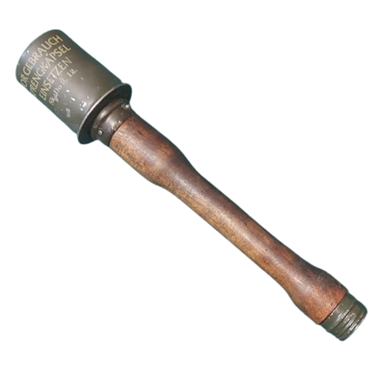 WW2 German M24 Inert Stick Grenade 1939 – Canadian Soldier Militaria