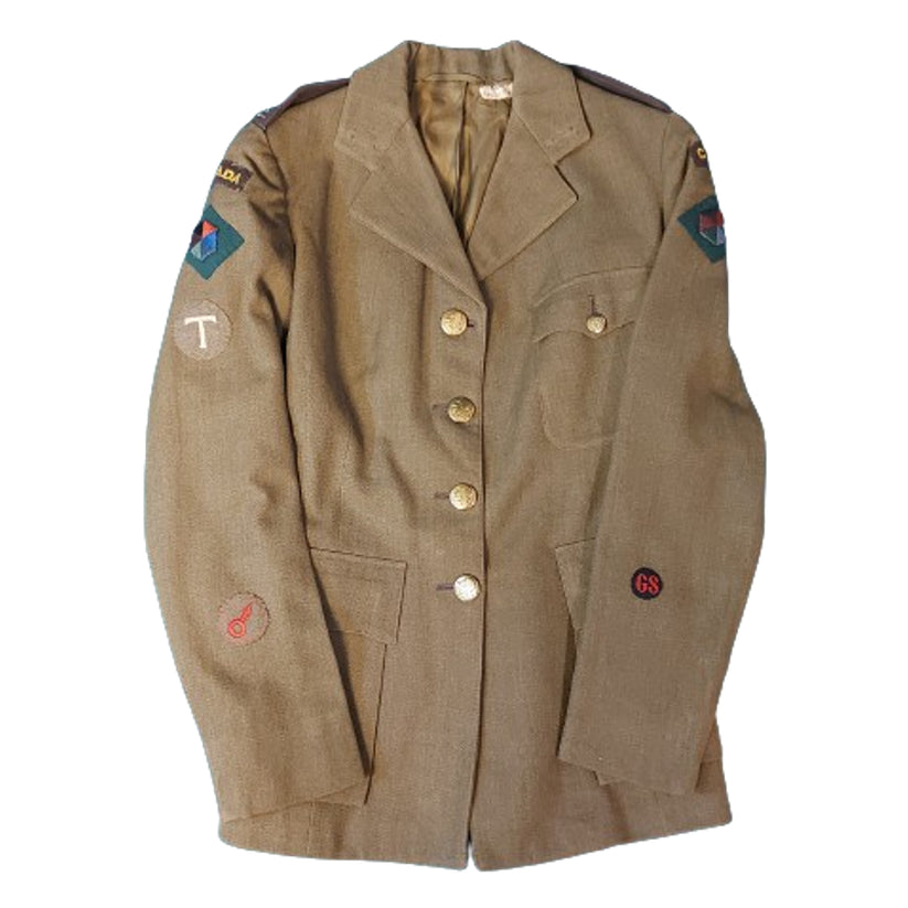 Named WW2 CWAC Canadian Women's Army Corps Uniform Tunic – Canadian ...