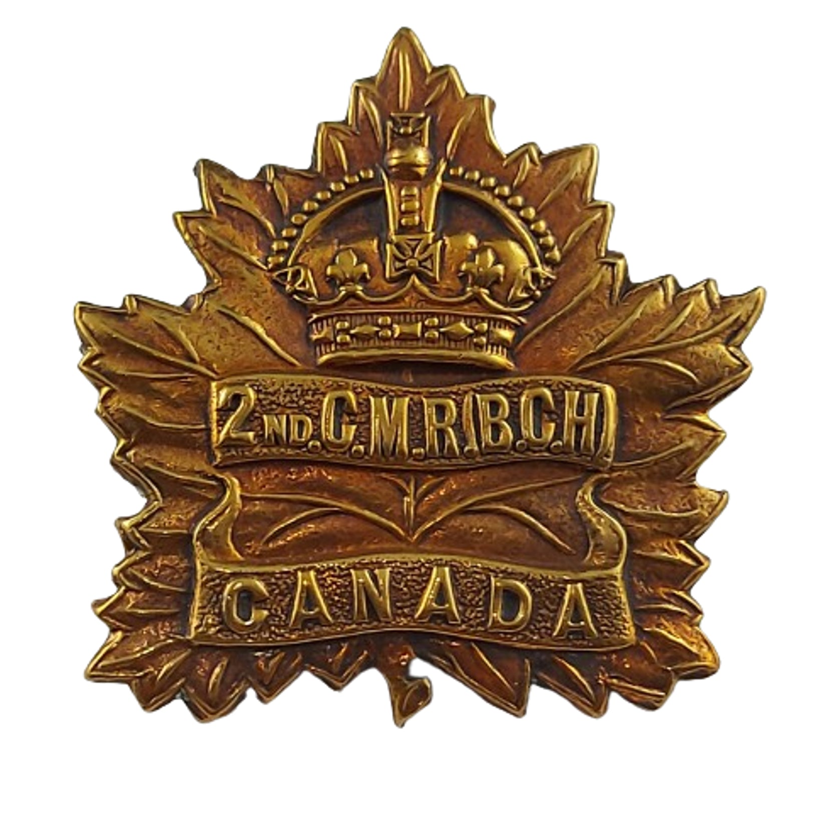 WW1 CEF 2nd CMR Canadian Mounted Rifles Cap Badge -B.C. Horse ...