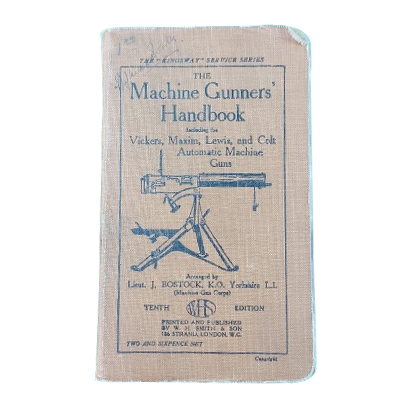 WW1 British Named Machine Gunners' Handbook – Canadian Soldier Militaria