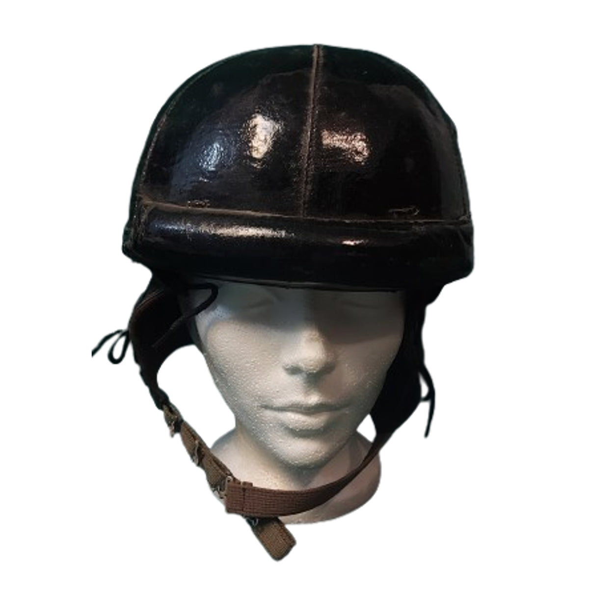 WW2 Canadian 2nd Pattern Fibre Armoured Corps Tankers Crash Helmet ...