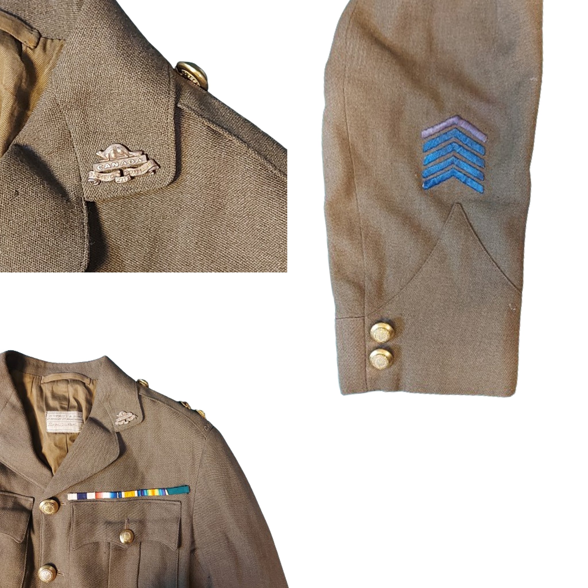 WW1 Canadian Named Uniform Set Of Lieut. Col. Basil George Wolfe Merto ...
