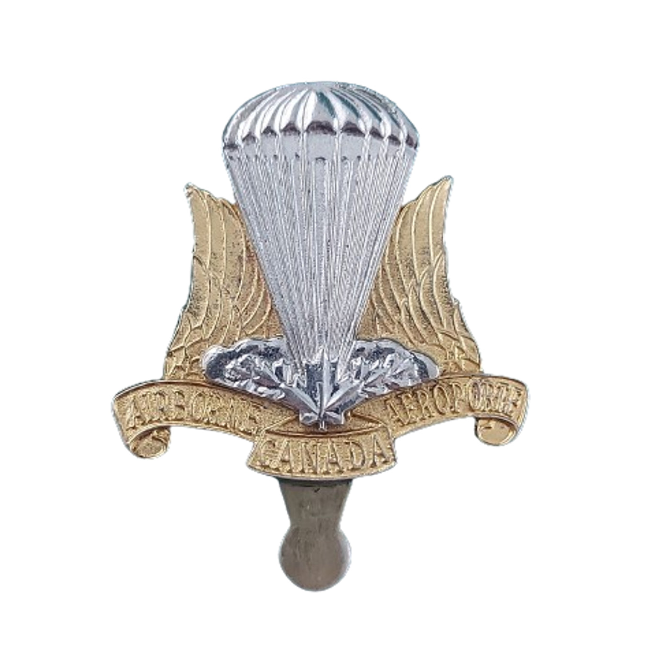 Post-WW2 Canadian Airborne Regiment Cap Badge – Canadian Soldier Militaria