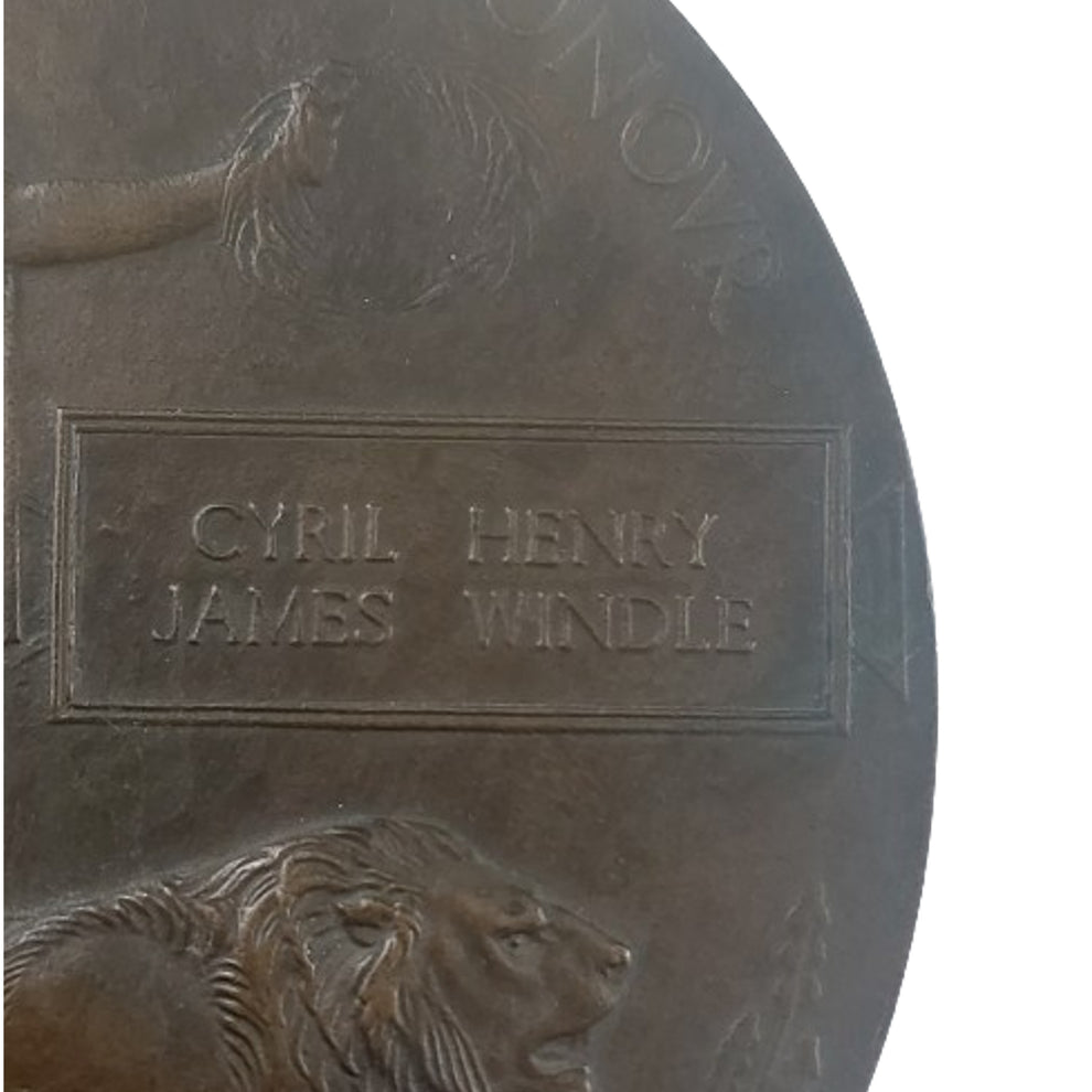WW1 British Memorial Plaque (Death Penny) – Canadian Soldier Militaria