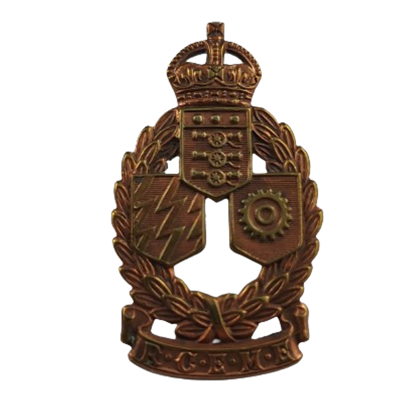 WW2 RCEME Royal Canadian Electrical Mechanical Engineers Cap Badge ...
