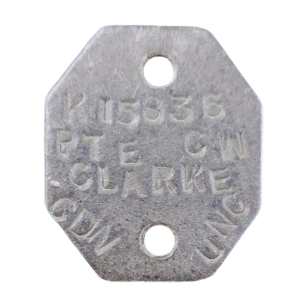 WW2 Canadian ID Tag RCA Royal Canadian Artillery 31st Heavy Battery ...