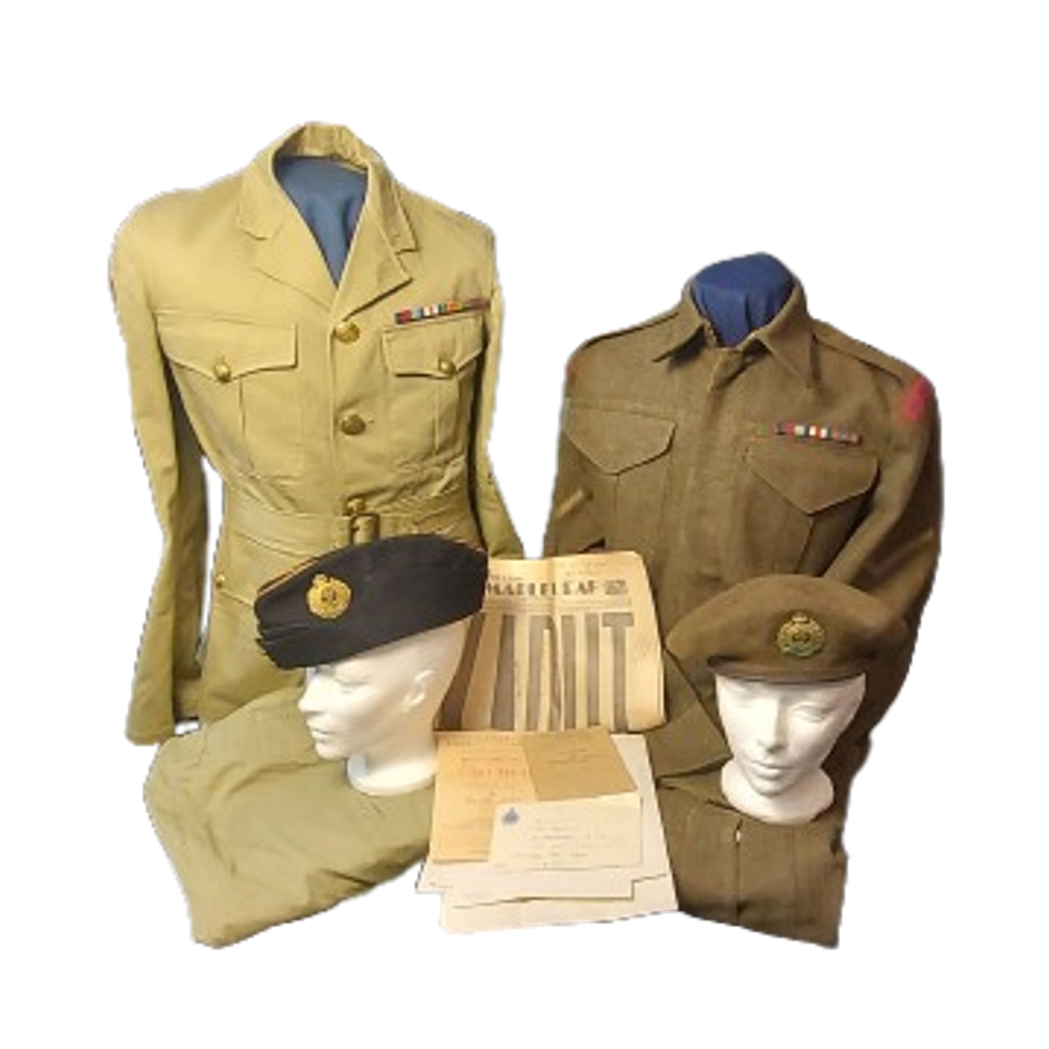 WW2 Canadian Uniform Set RCE Royal Canadian Engineers Third Division ...