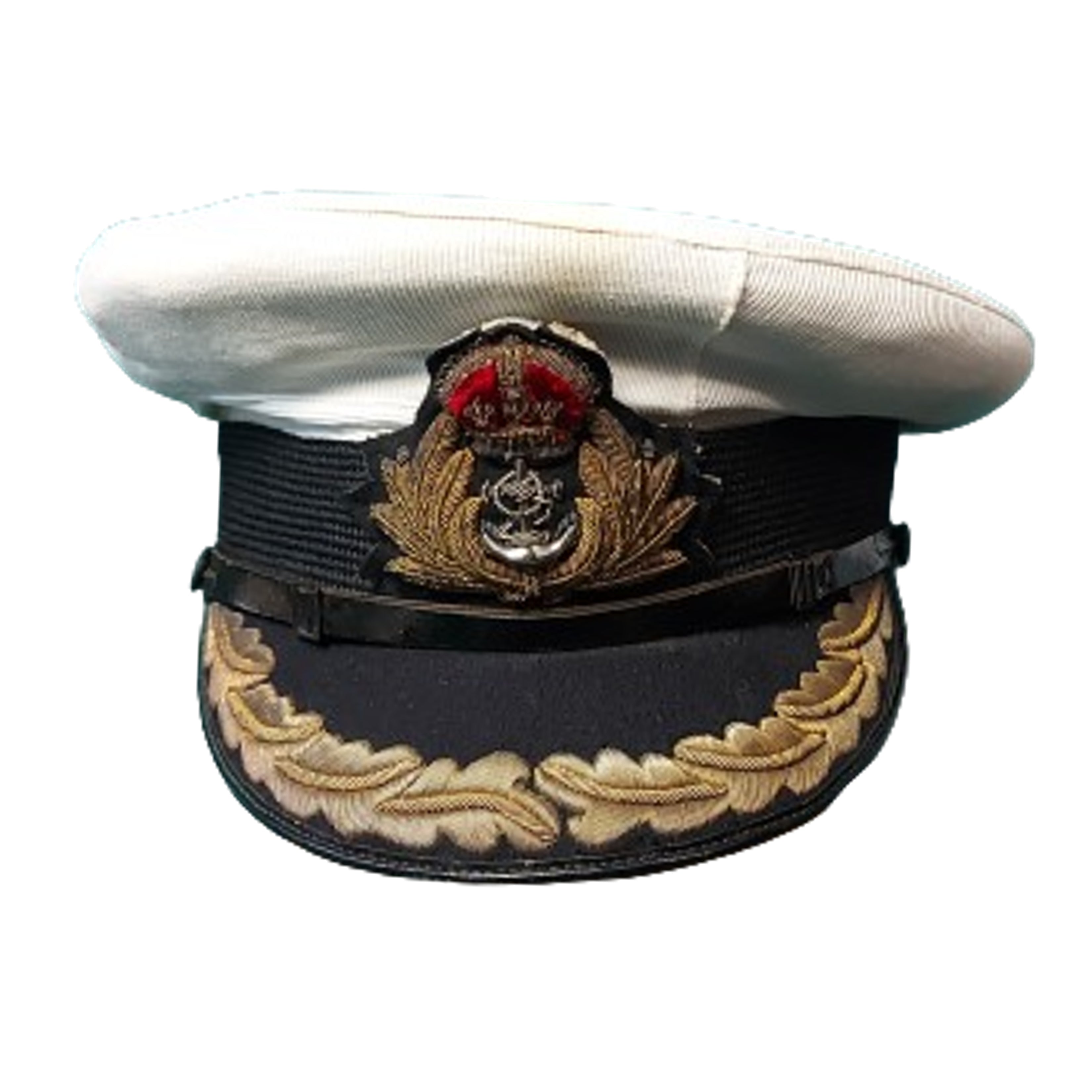 WW2 Canadian RCN Royal Canadian Navy Commodore Visor Cap With Cover ...