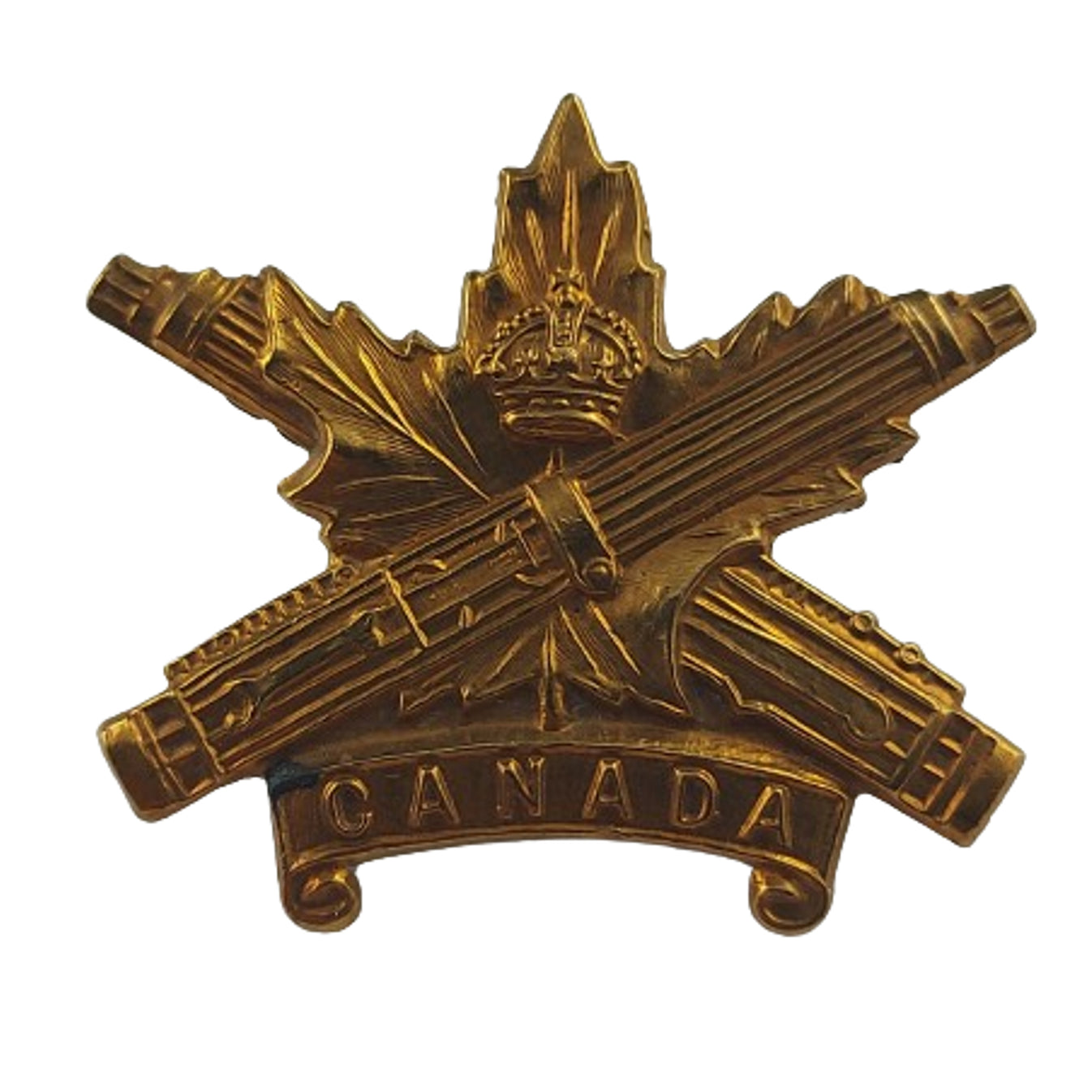 WW1 CMG Canadian Machine Gun Corps Collar Badge – Canadian Soldier ...