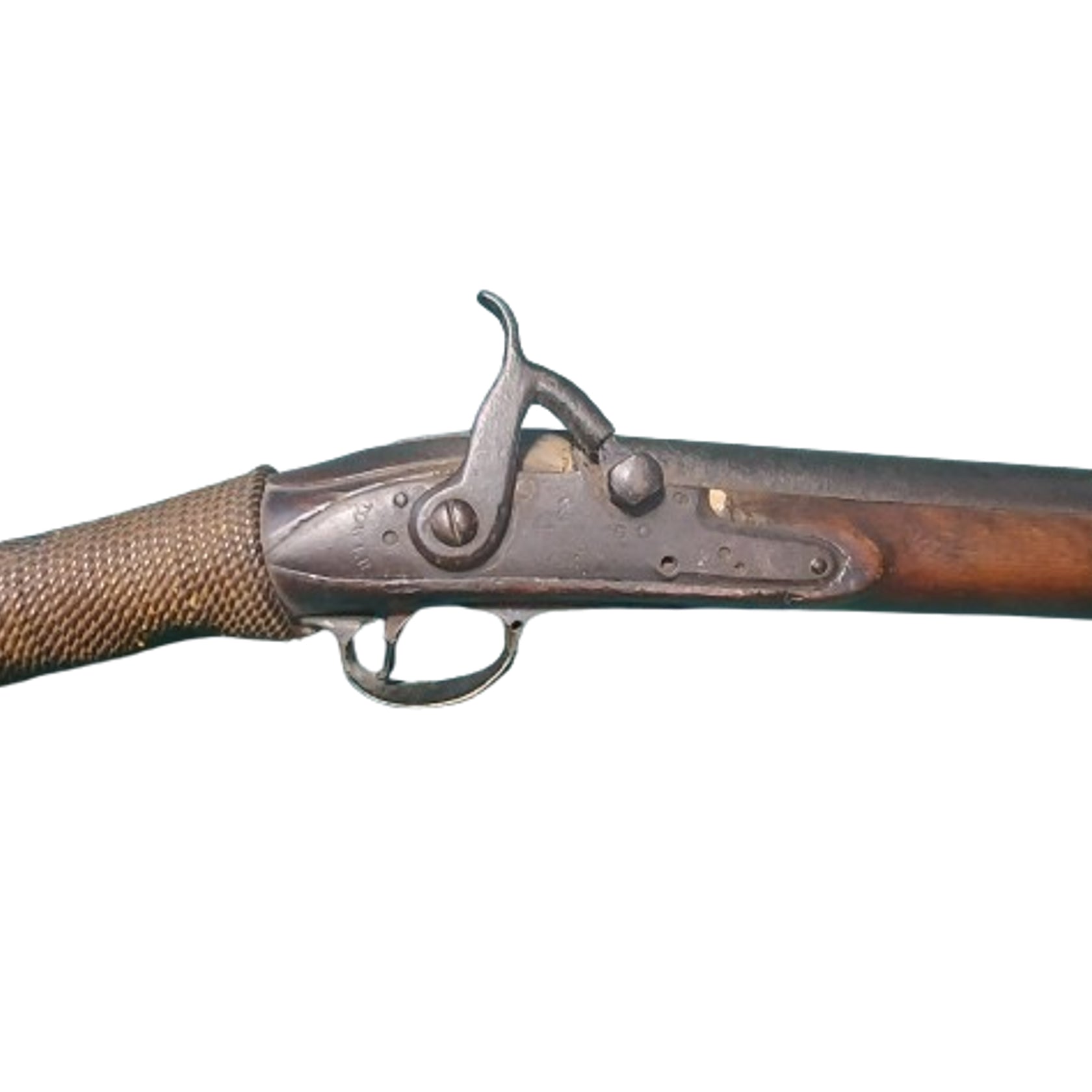 Pre-WW1 Antique Canadian Issue India Pattern Brown Bess Musket 14th Ba ...