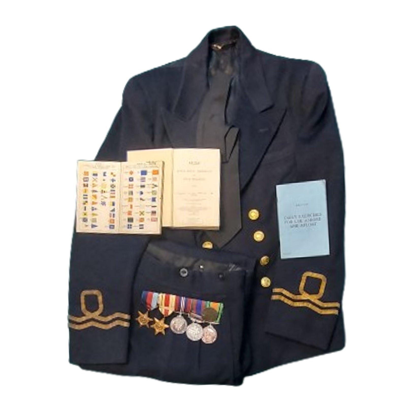 WW2 Canadian Named RCNVR Royal Canadian Navy Veterans Reserve Uniform ...