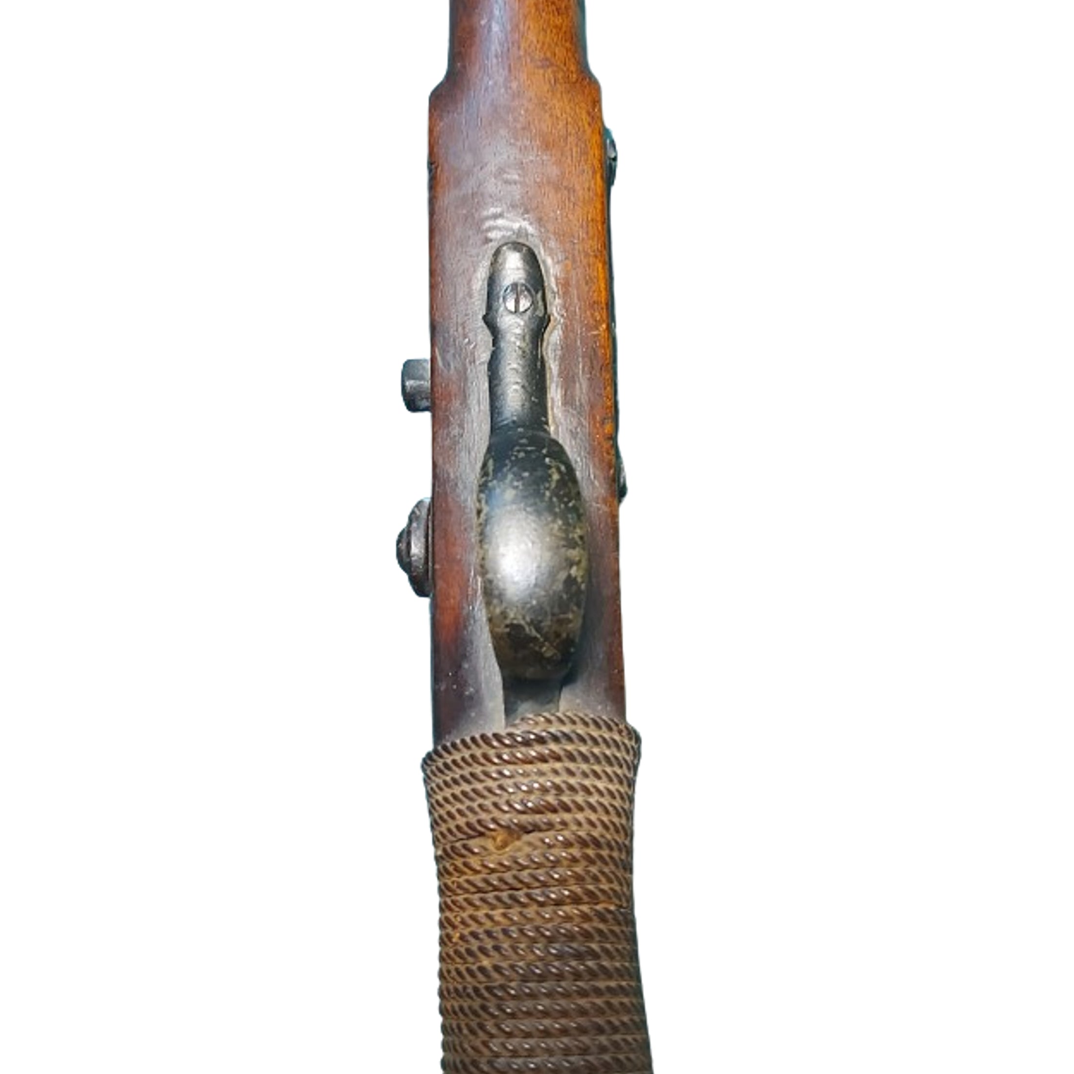 Pre-WW1 Antique Canadian Issue India Pattern Brown Bess Musket 14th Ba ...