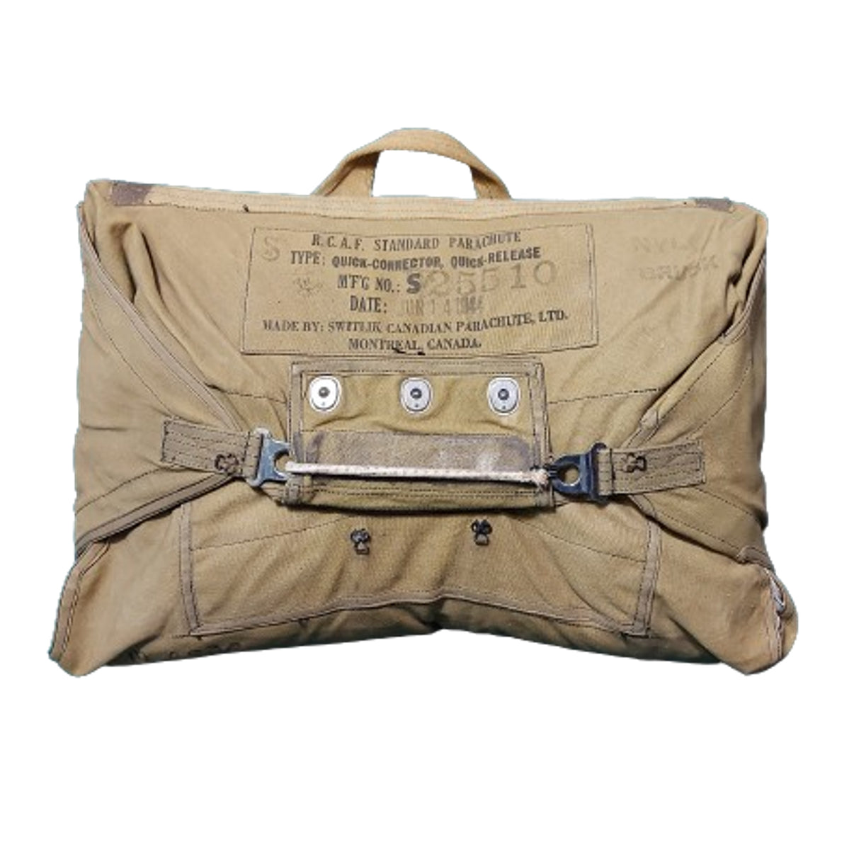 WW2 RCAF Royal Canadian Air Force Air Crew Chest Parachute 1944 ...