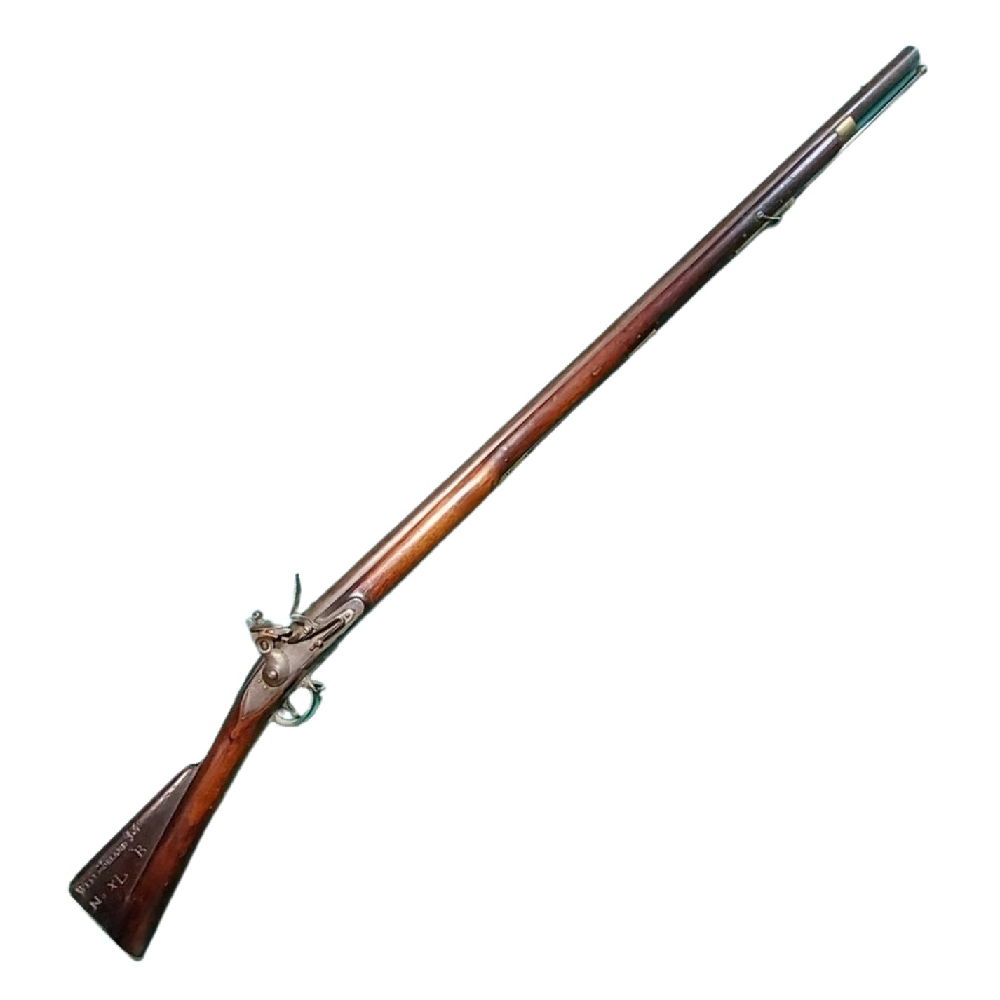 Pre-WW1 Antique Canadian Issue India Pattern Brown Bess Musket -40th B ...