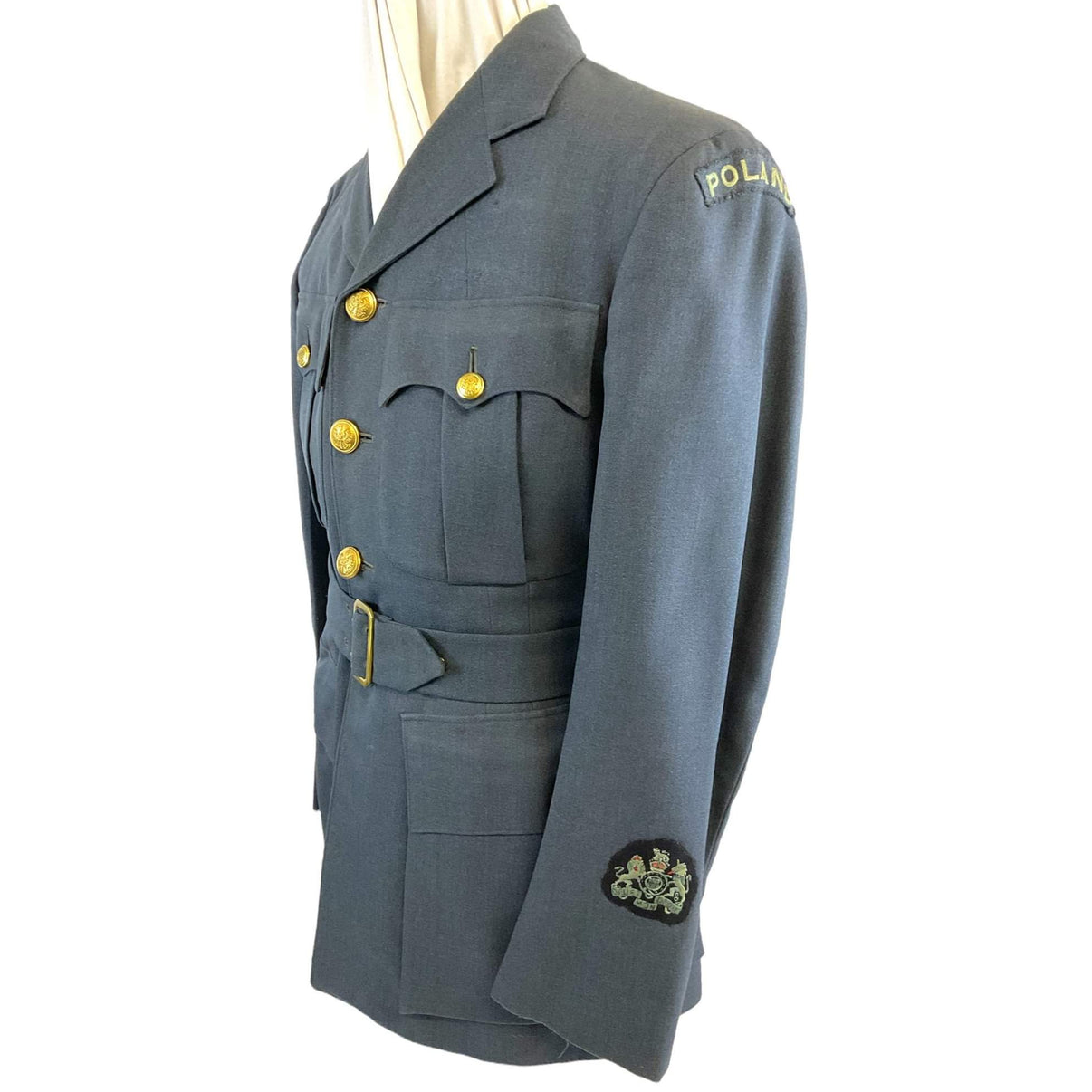 WW2 Polish Air Force Post-WW2 RCAF Royal Canadian Air Force Named Unif ...