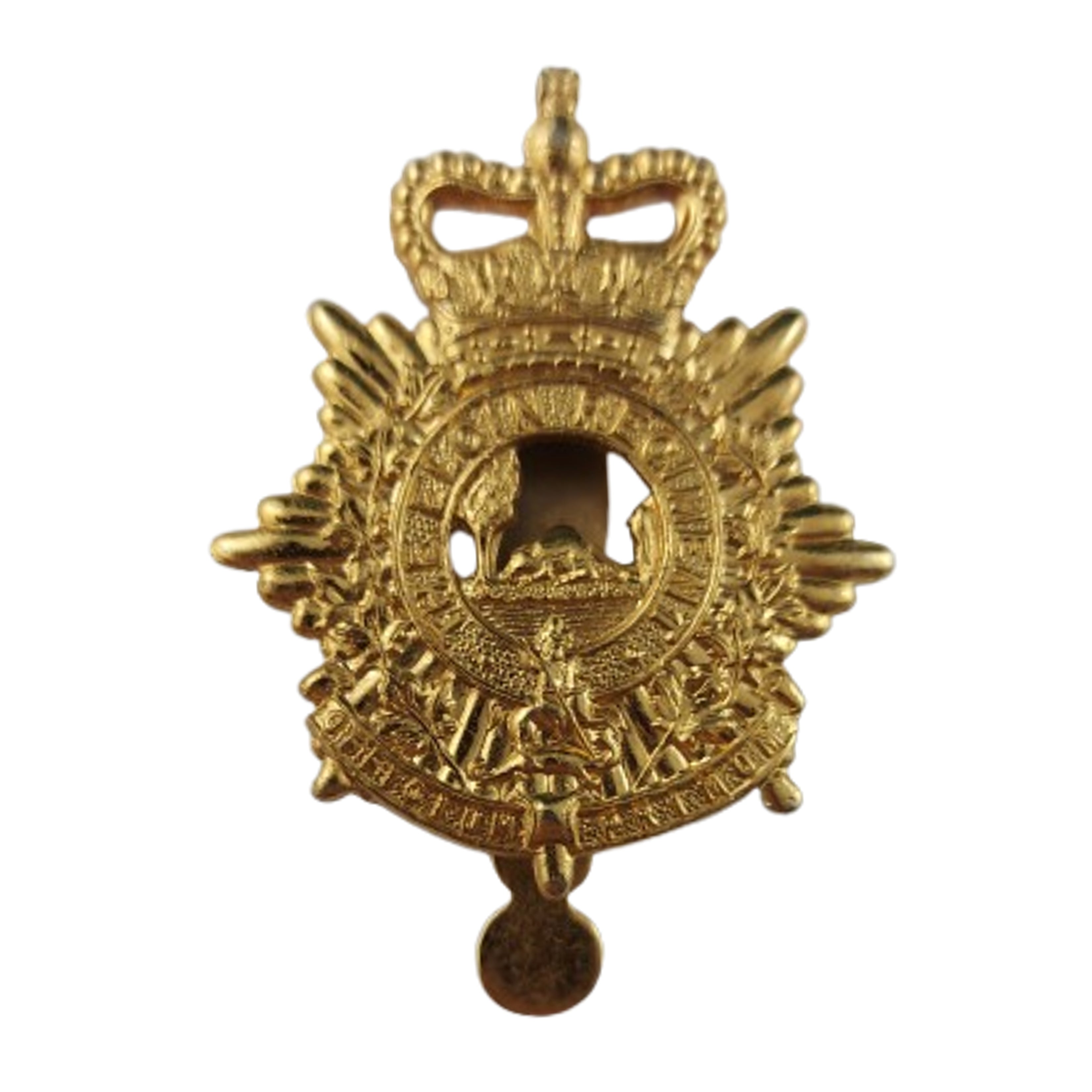 Post-WW2 Canadian The Elgin Regiment Cap Badge – Canadian Soldier Militaria