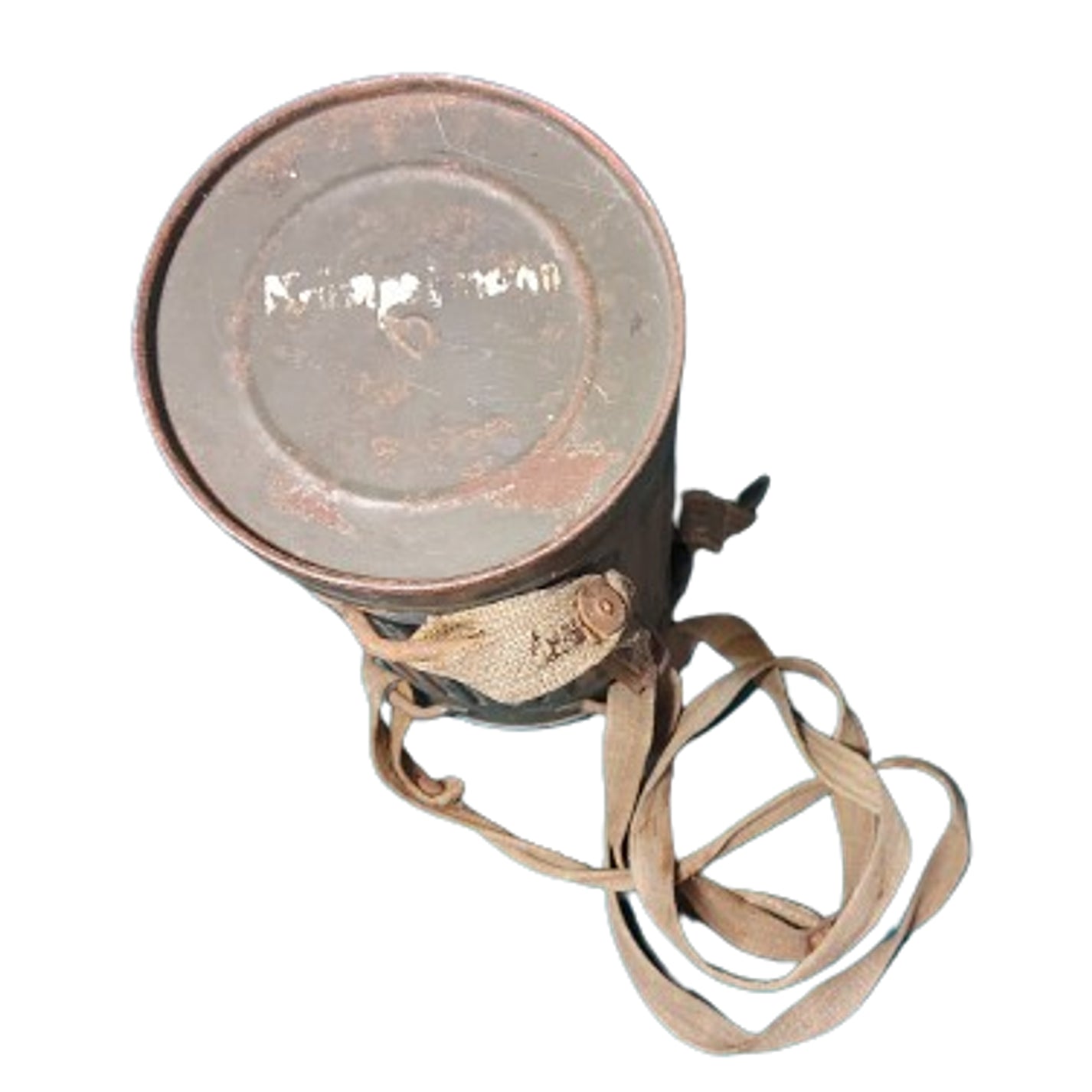 WW2 German Army Gas Mask Cannister With Carry Straps – Canadian Soldier ...
