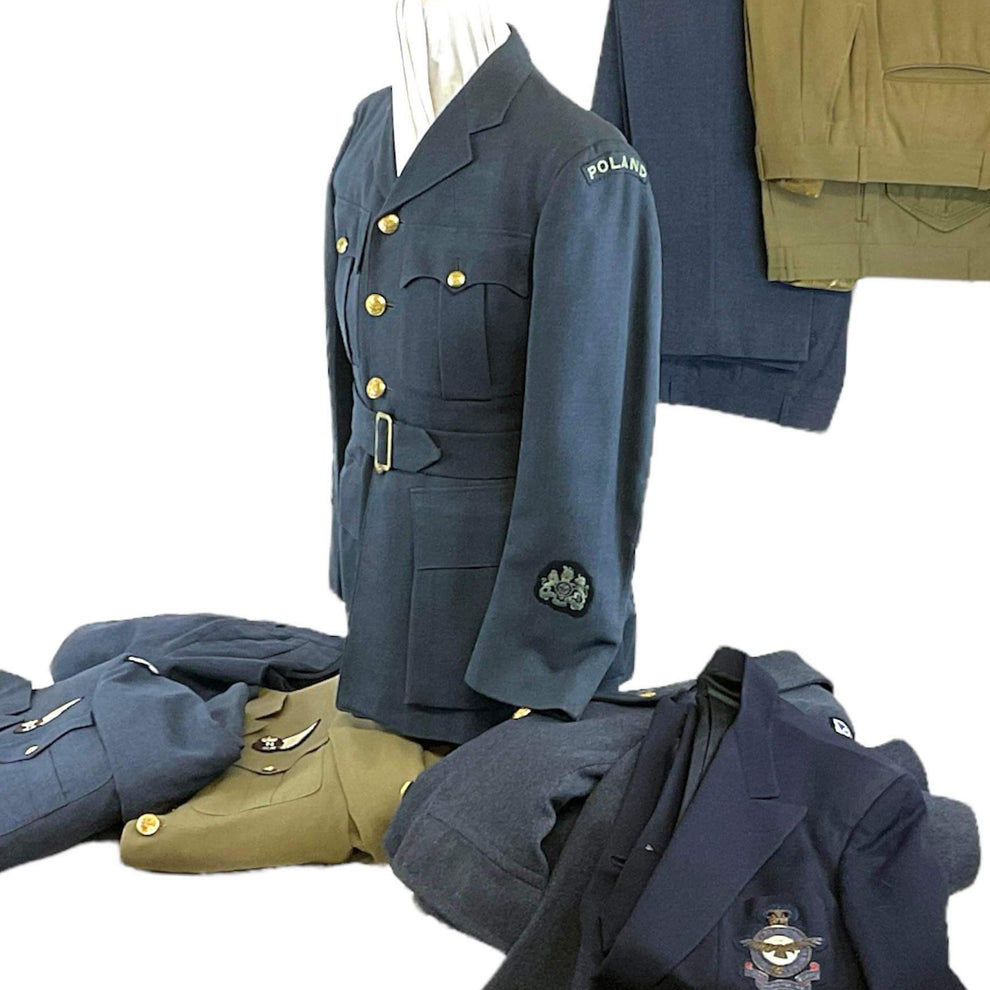 WW2 Polish Air Force Post-WW2 RCAF Royal Canadian Air Force Named Unif ...