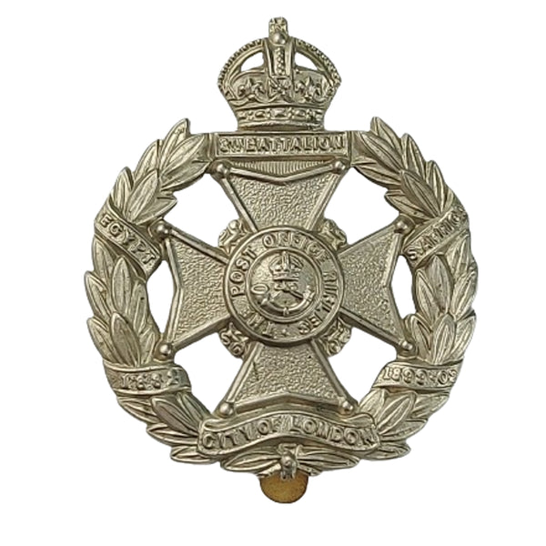 WW2 British City Of London Post Office Rifles Cap Badge – Canadian ...