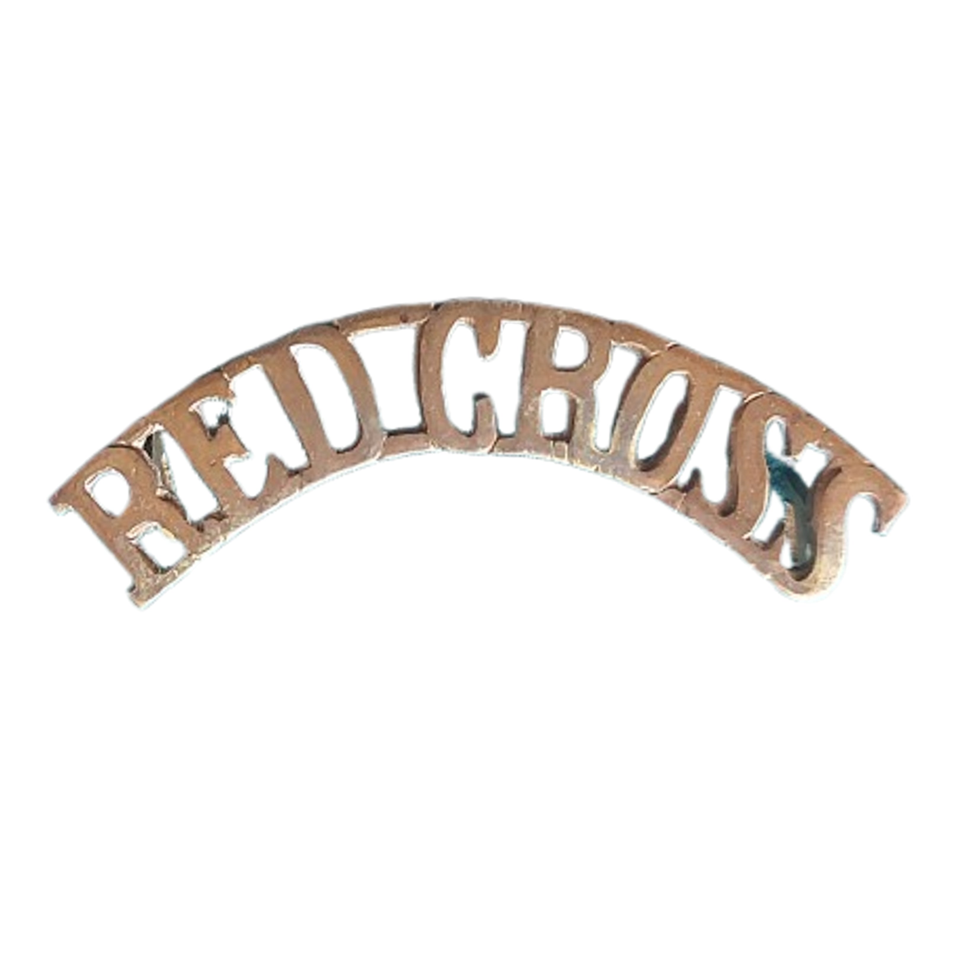 WW1 British Red Cross Shoulder Title – Canadian Soldier Militaria